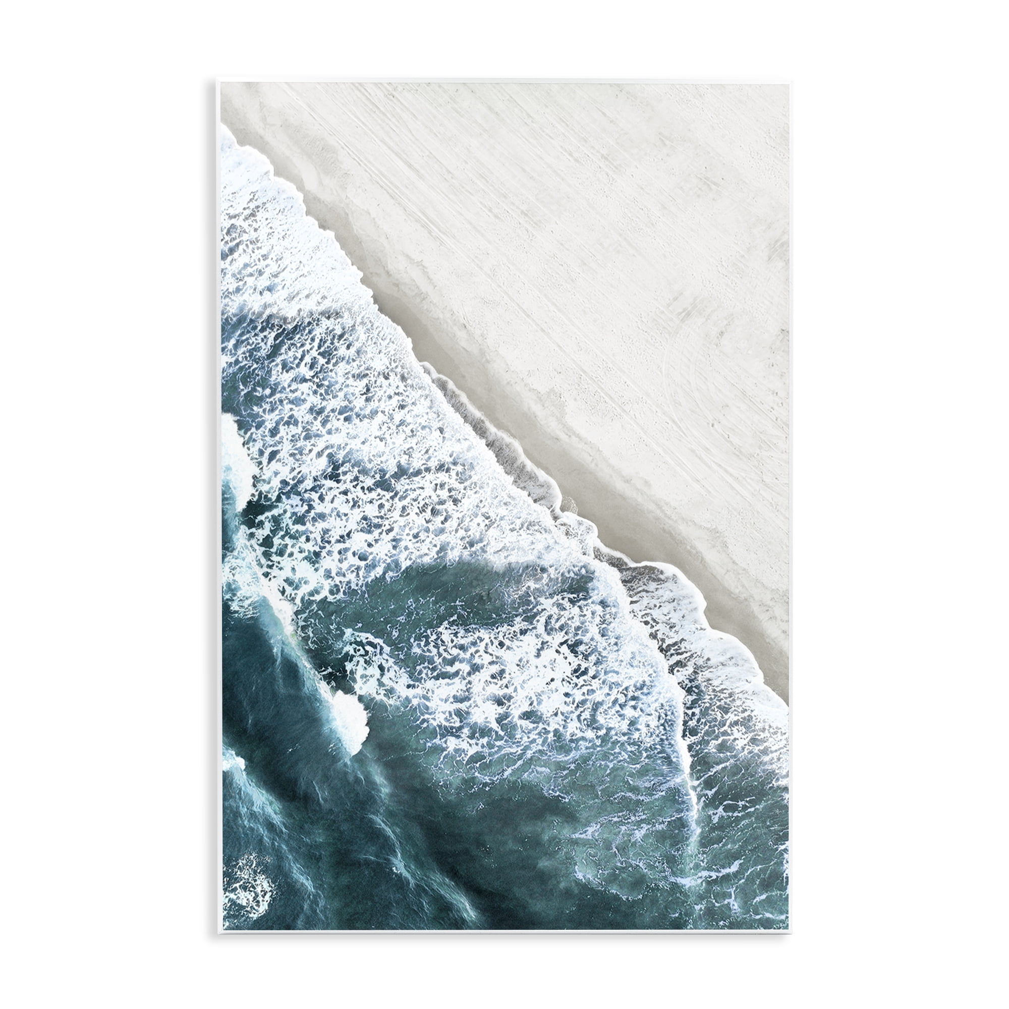 Stupell Industries Corolla Beach Breezy Shoreline Wall Plaque Art ...