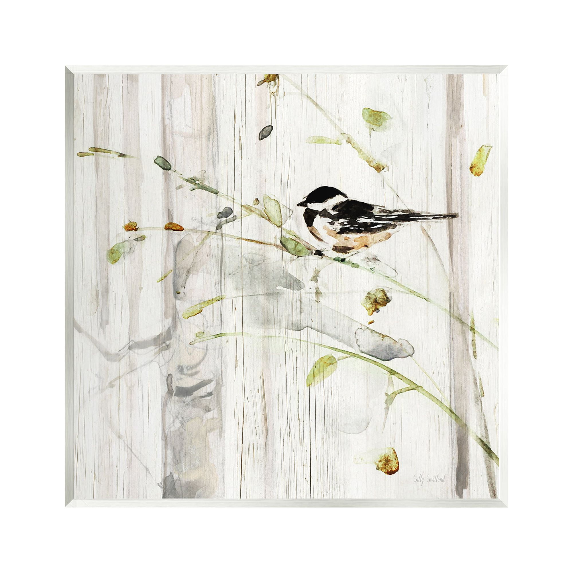 Stupell Industries Cottage Bird Botanical Nature Animals & Insects ...