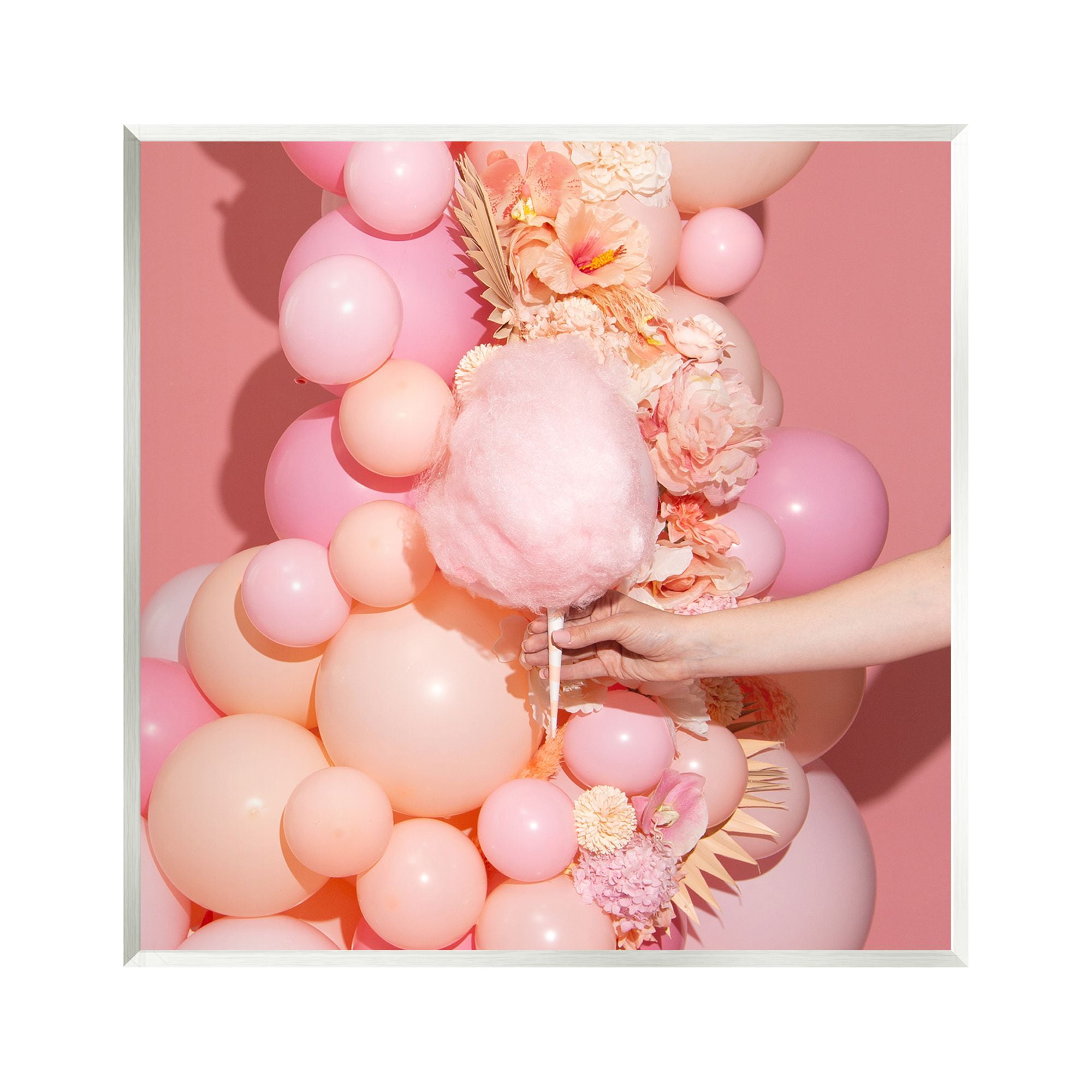 Stupell Industries Cotton Candy & Balloons Food Photography Art Print ...