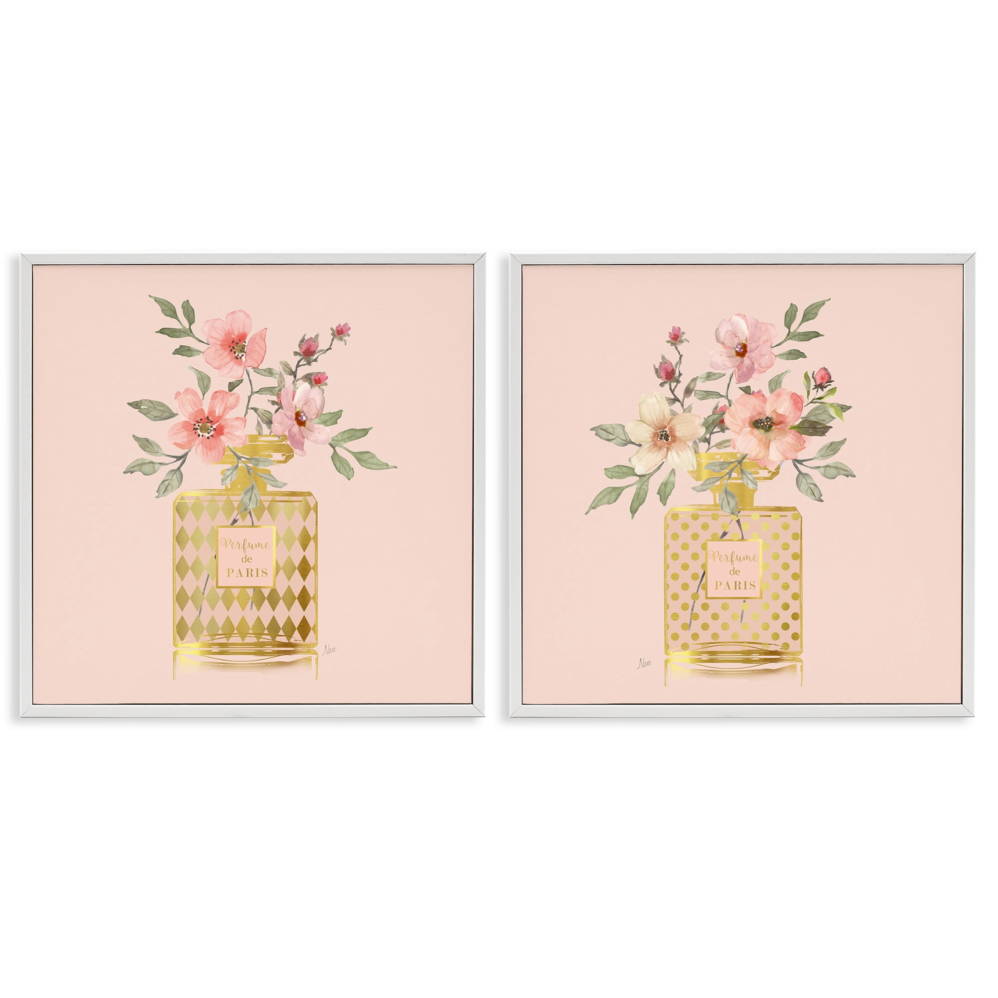 Stupell Industries Cotton Candy Pink Flower Perfume Plants & Flowers ...