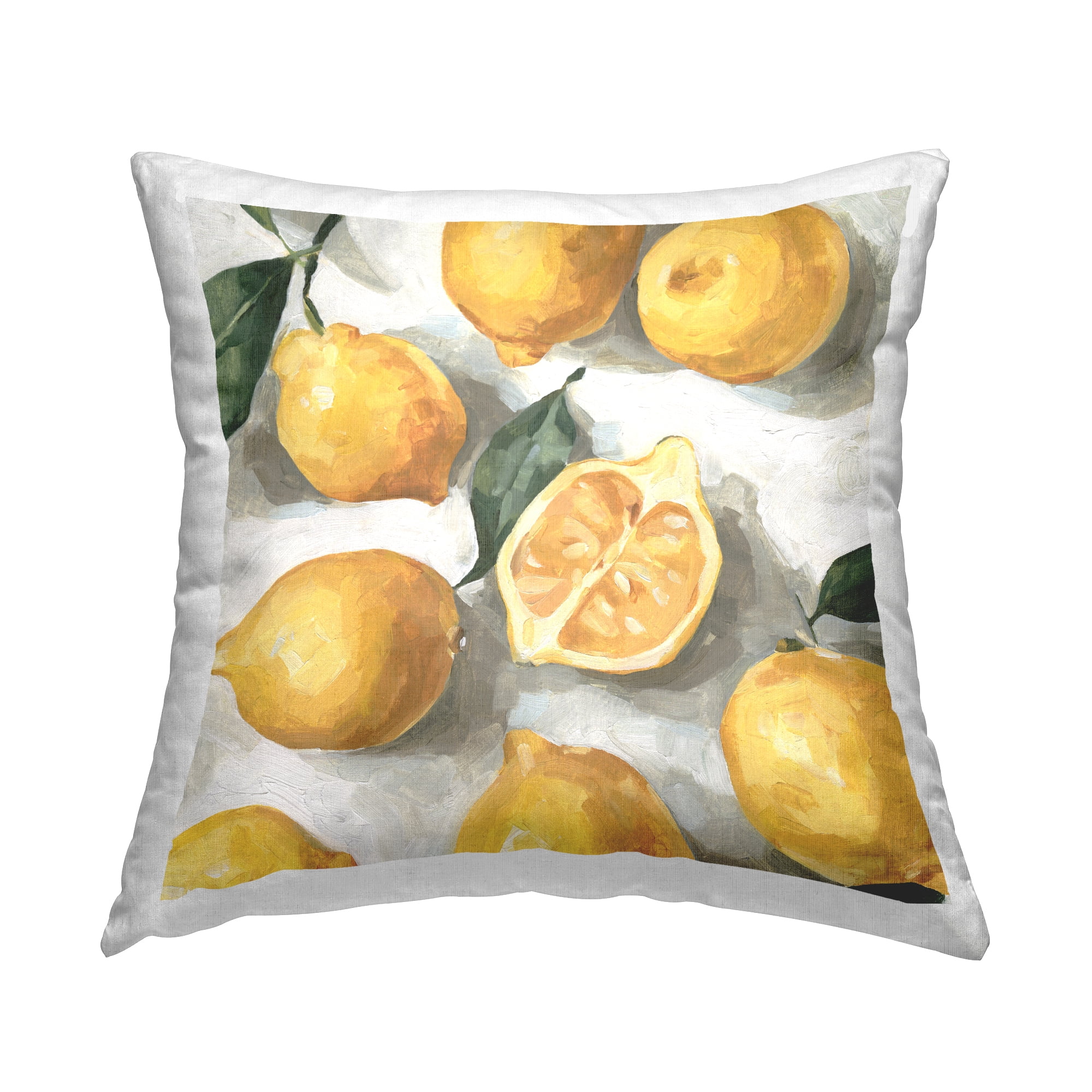 Stupell Industries Country Citrus Lemons Over White Background Design ...
