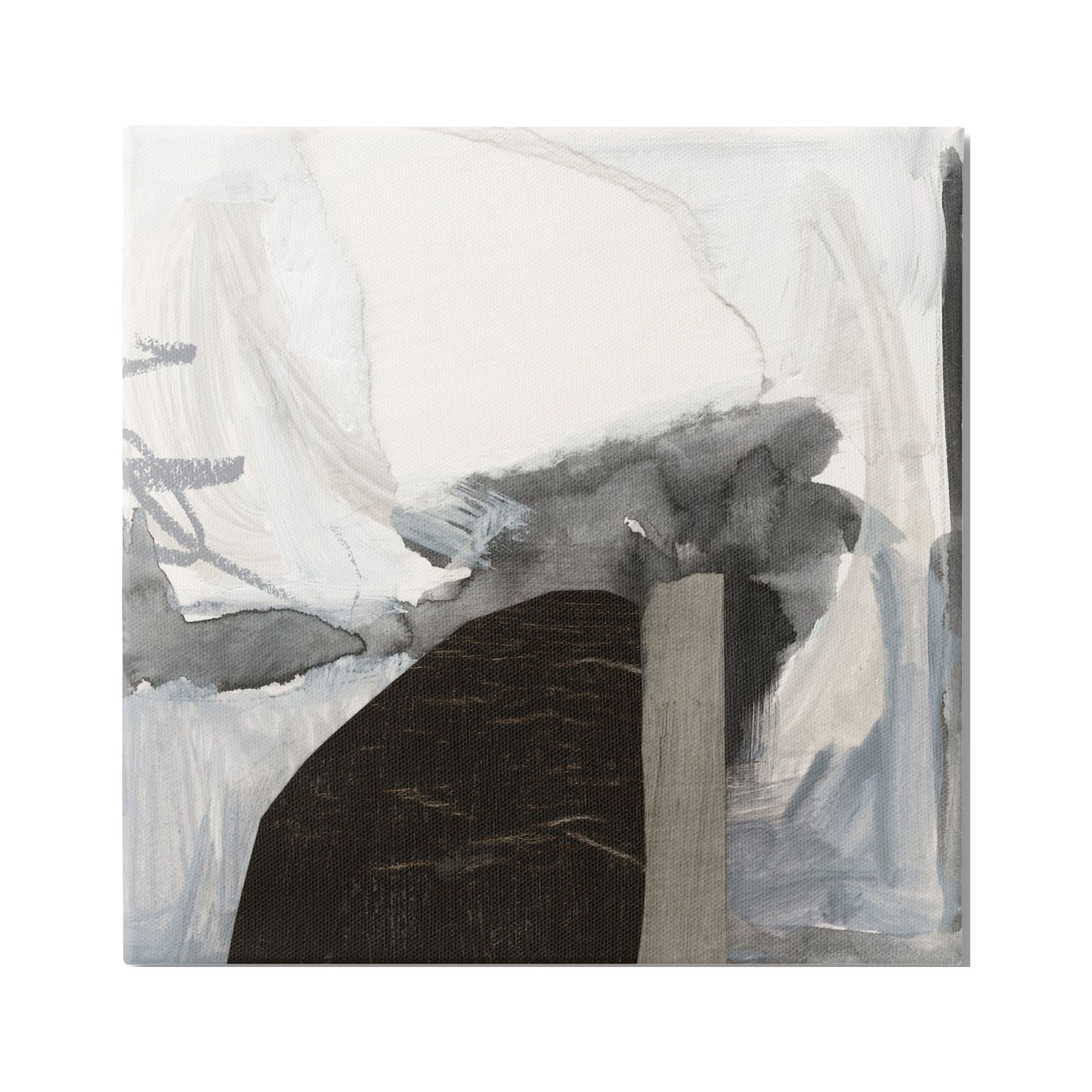 Stupell Industries Curved Black Forms Scribbled Shapes Abstract ...