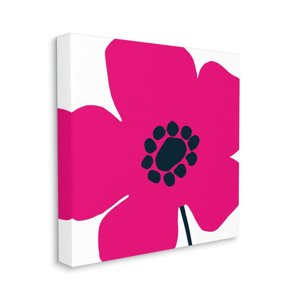 Stupell Industries Cute Girly Flower Floral Canvas Wall Art - Walmart.com