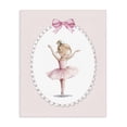 Stupell Industries Dance Pink Ballerina Canvas Wall Art, design by ...