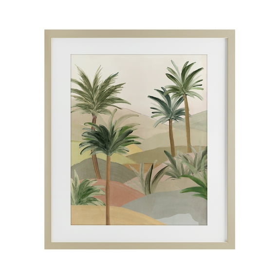 Stupell Industries Desert Oasis Hills Birch Framed Print Under Glass ...