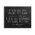 Stupell Industries Determined To Learn Motivational Graphic Art Gallery ...