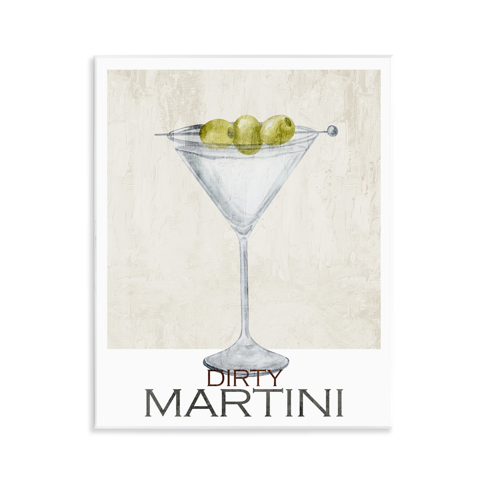 Stupell Industries Dirty Martini Olives Wall Plaque Art, design by Kim ...