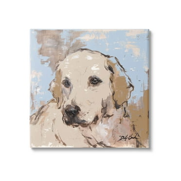 Stupell Industries English Bulldog Puppy Dog Pet Animal Watercolor ...