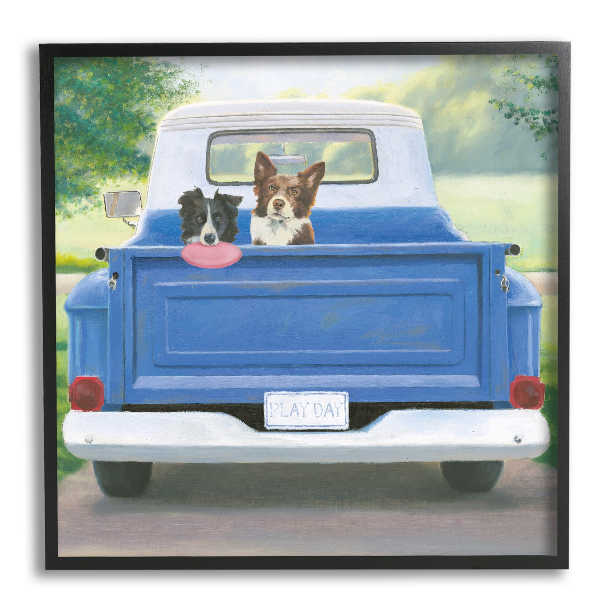 Stupell Industries Dogs in Country Truck Animals & Insects Painting ...