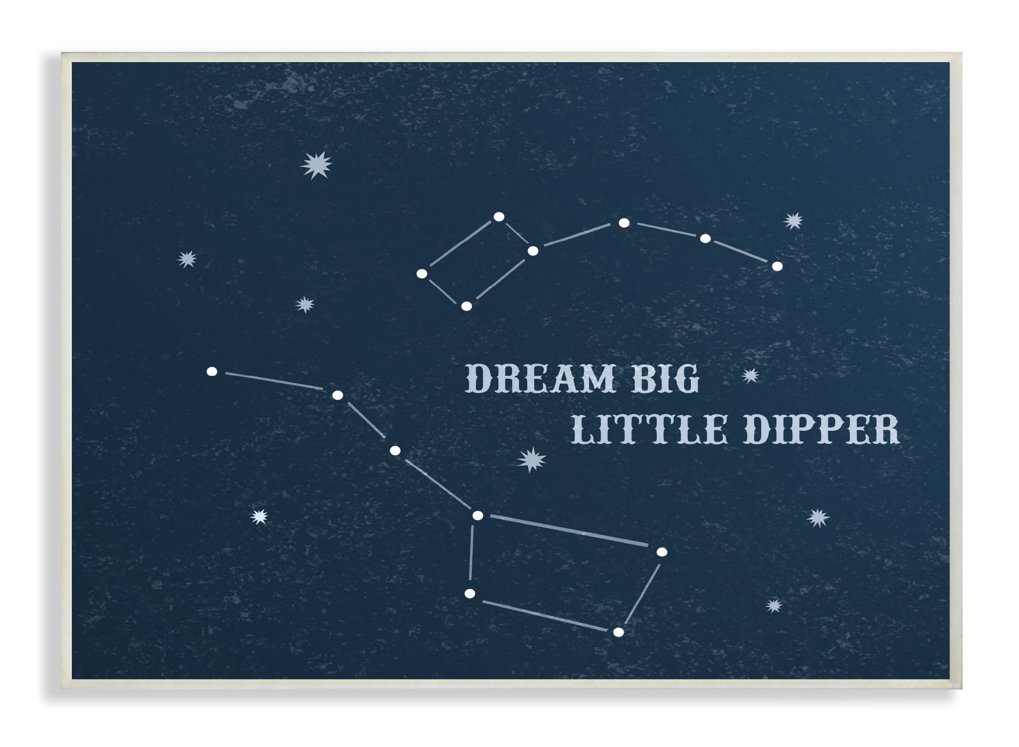 Stupell Industries Dream Big Little Dipper Stars Novelty Painting ...