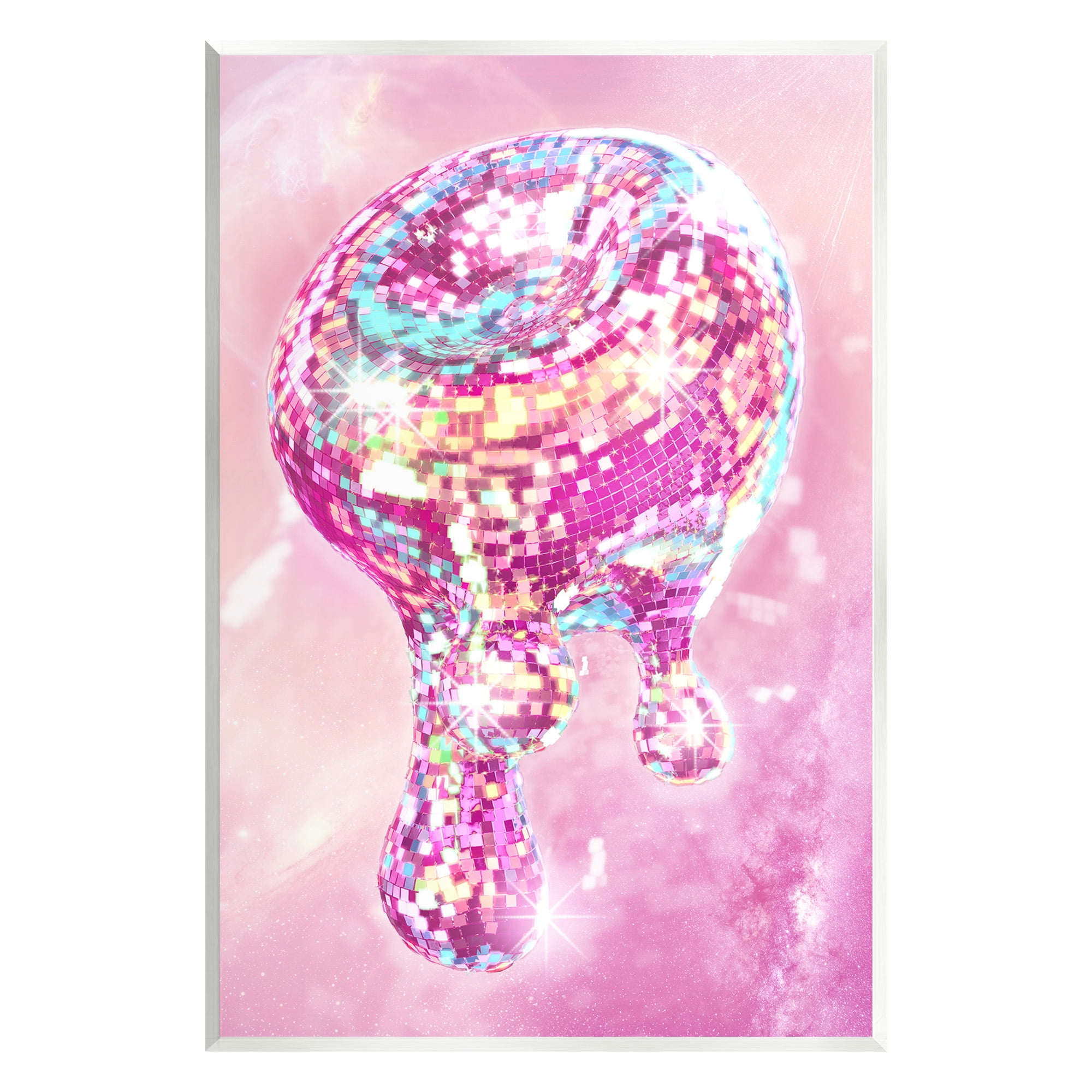 Stupell Dripping Disco Ball Painting - 10 x 15 Wall Art Print - Walmart.com