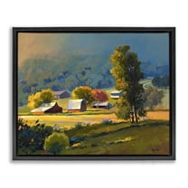 Stupell Industries Windblown Reeds Landscape Landscape Painting Black ...