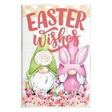 Stupell Happy Easter Spring Carrot Garden Holiday Painting Wall Plaque ...