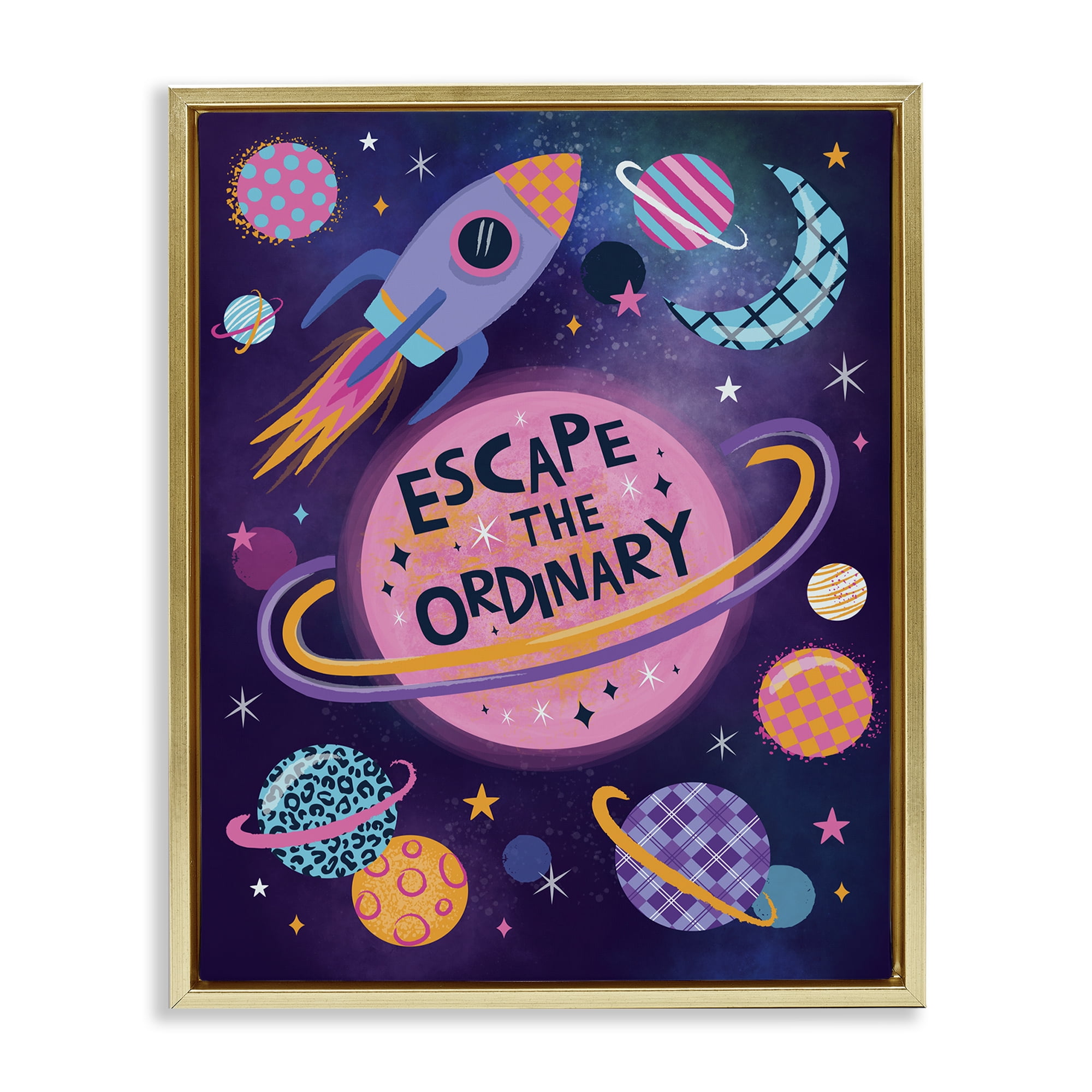 Stupell Industries Escape Ordinary Outer Space Astrology & Stars ...