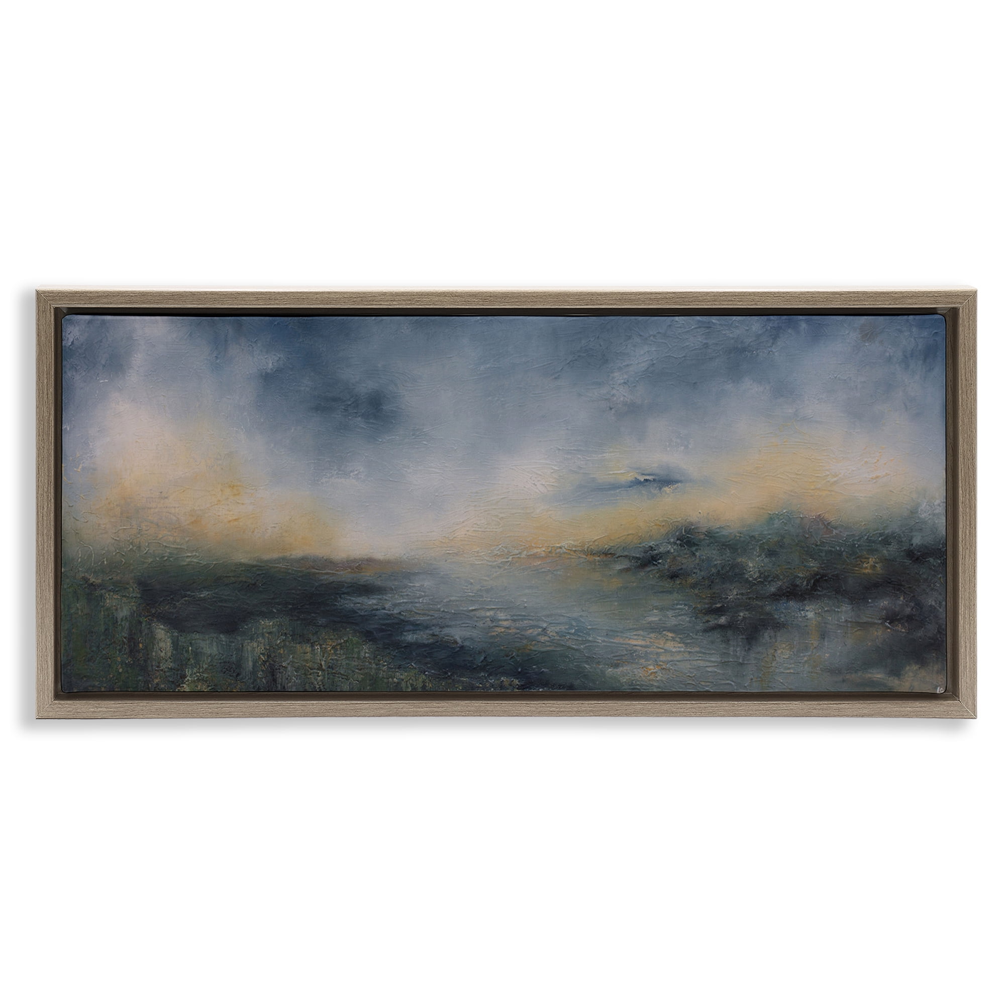 Stupell Industries Fame Islands Abstraction Abstract Painting Brown ...