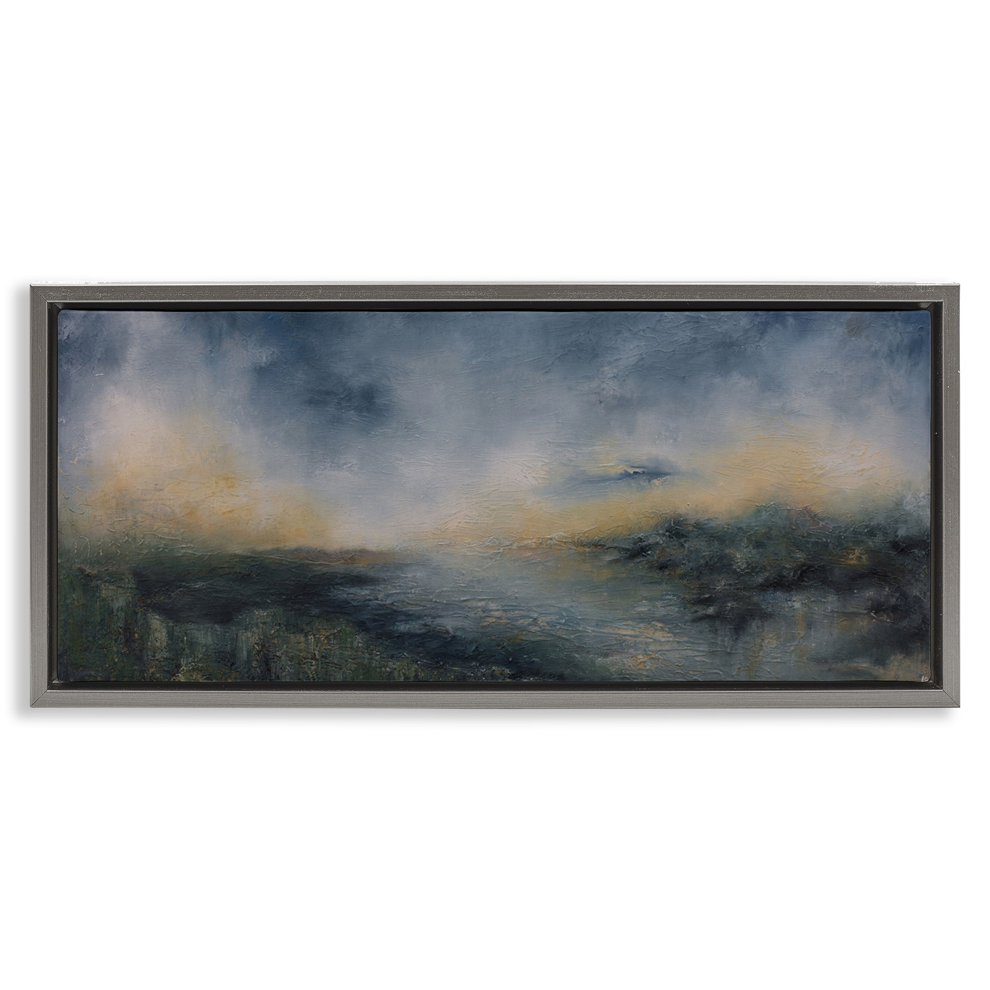 Stupell Industries Fame Islands Abstraction Abstract Painting Gray ...