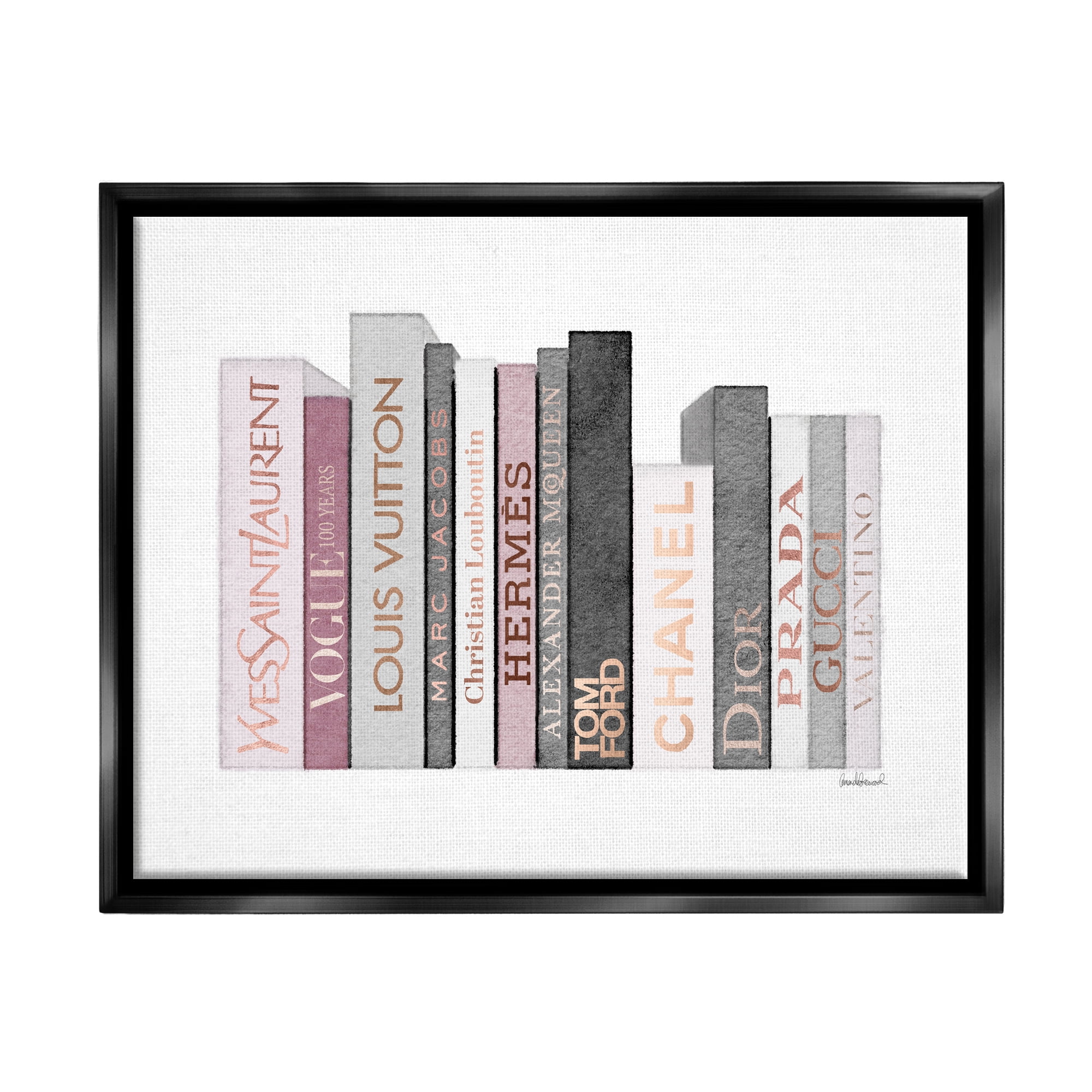 Stupell Industries Bookstack Canvas Wall Art - 16x20 Frame - Walmart.com