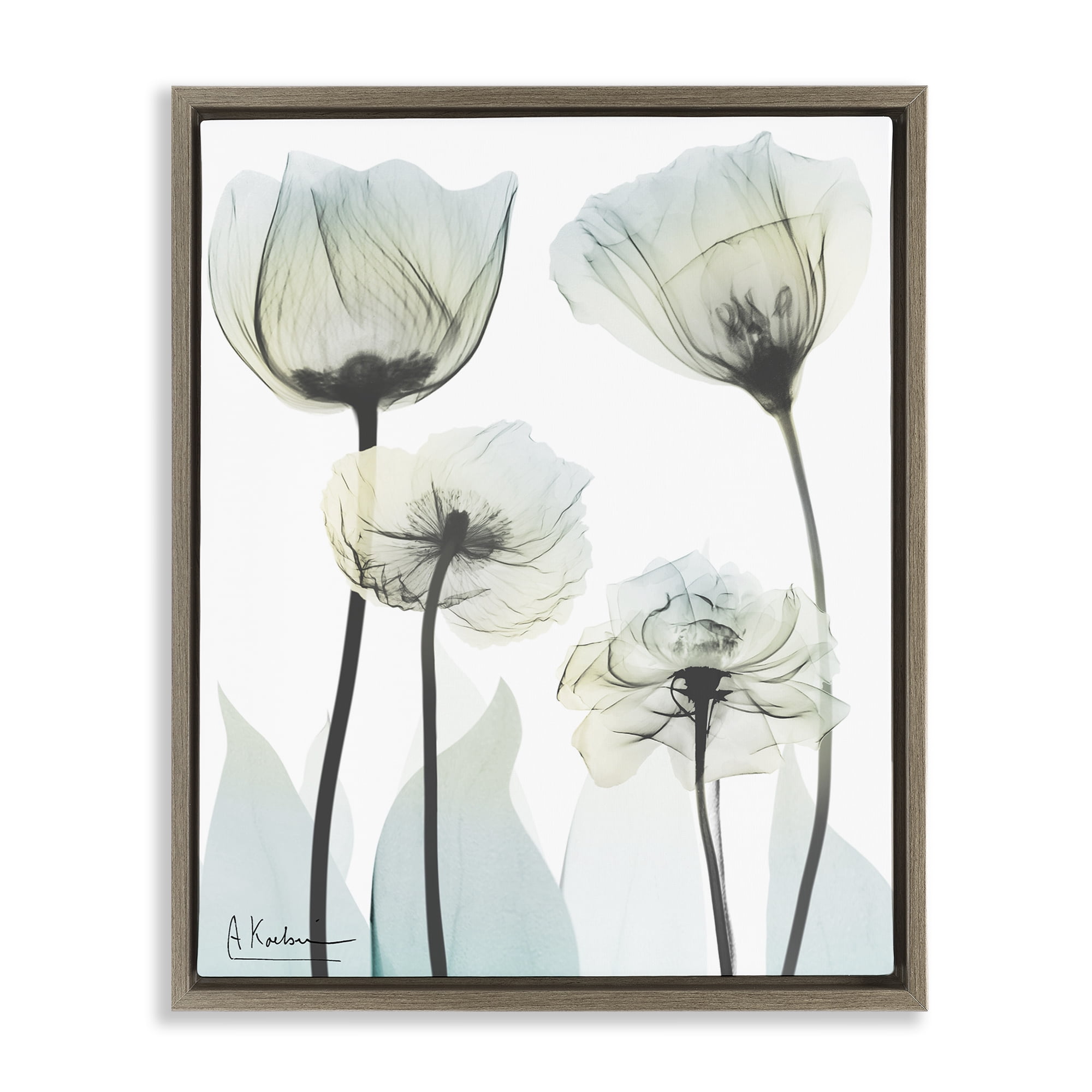 Stupell Industries Floral Luxury Of Creation Brown Framed Floater ...