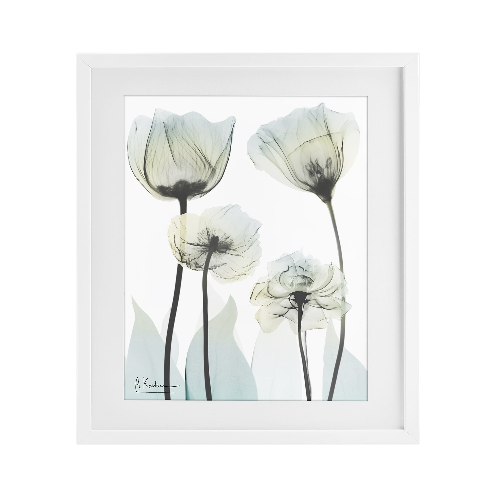 Stupell Industries Floral Luxury Of Creation White Framed Print Under ...