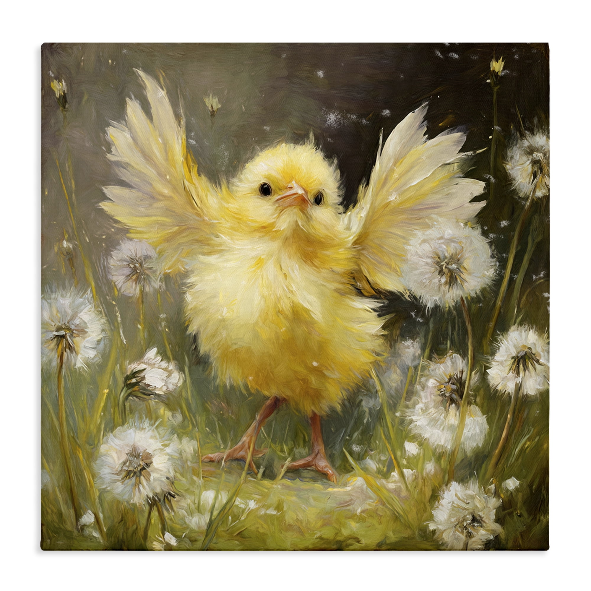 Stupell Industries Free As A Peep Chick Canvas Wall Art, design by Tina ...