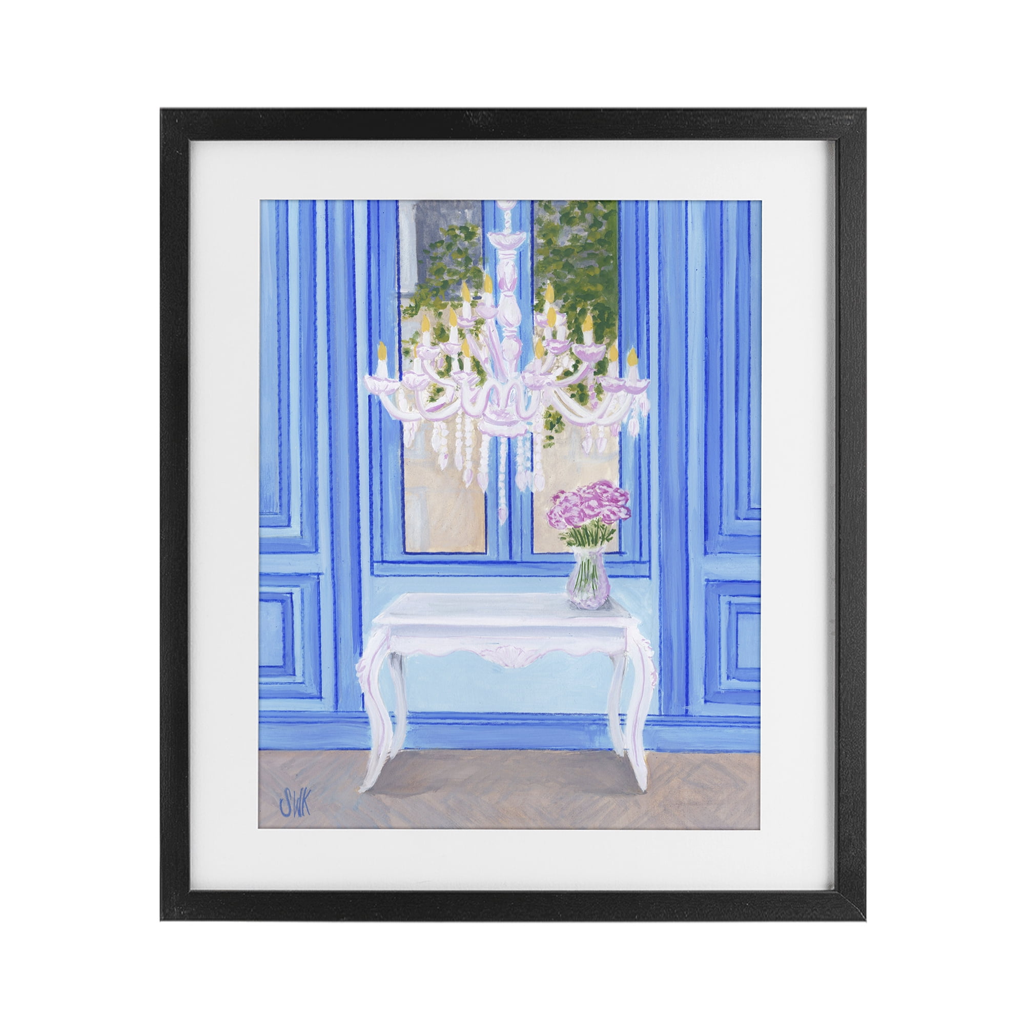Stupell Industries French Window Architecture Black Framed Print Under ...