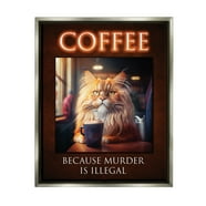 FrameToWall - Fat Cat Capsizing 29x15 Framed Art Print by Watherwax ...