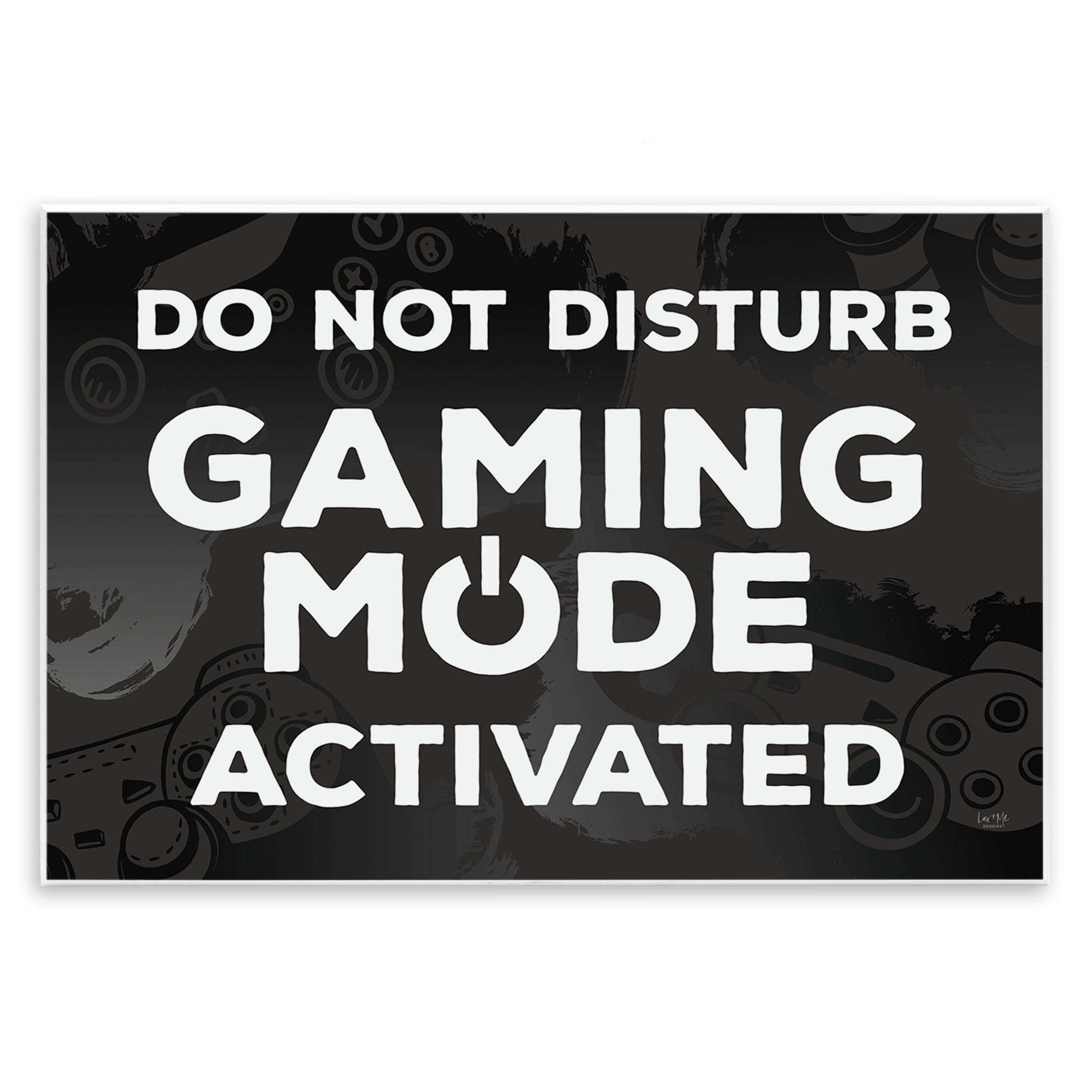 Stupell Industries Gaming Mode Activated Quotes and Sayings Painting ...
