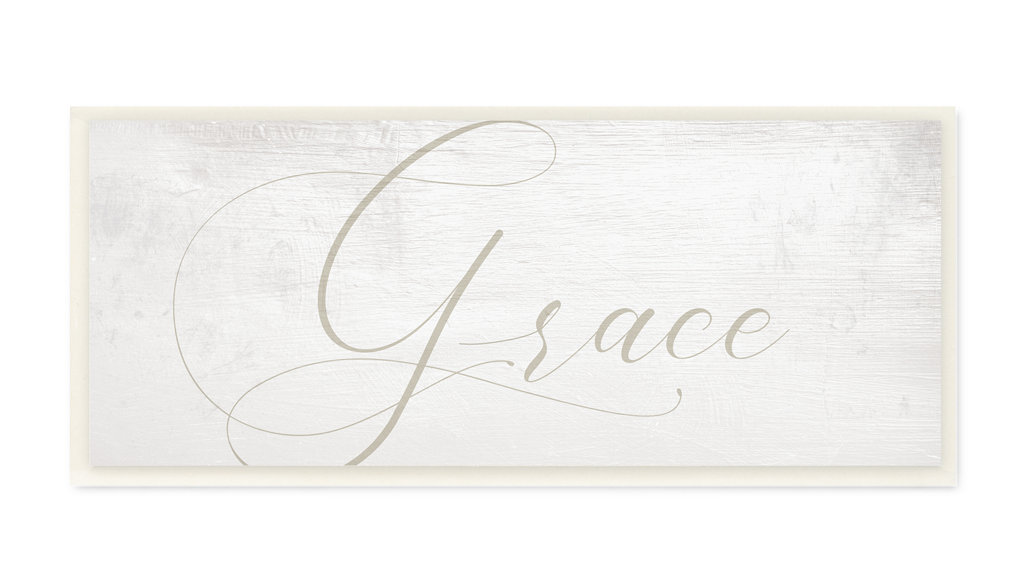 Stupell Industries Grace Phrase Elegant Cursive Typography Neutral Wall ...
