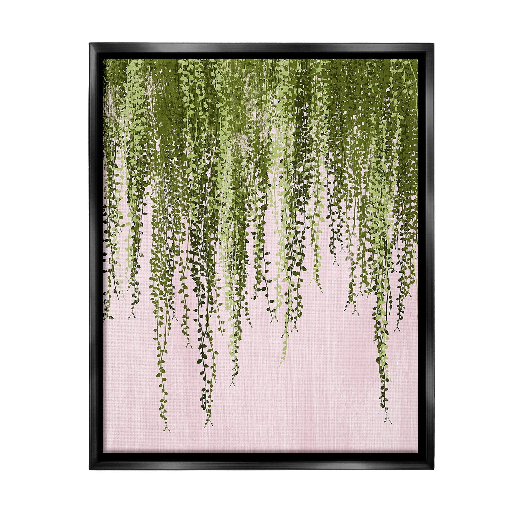 Stupell Industries Hanging Ivy on Pink Botanical & Floral Painting ...