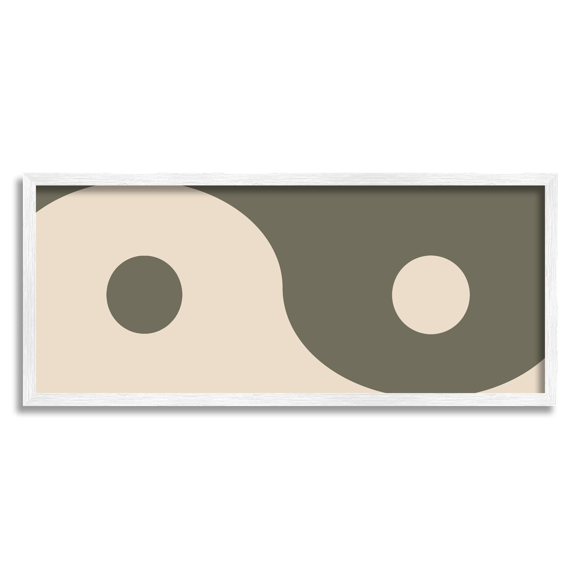 Stupell Industries Harmony Yin Yang Spiritual Symbol Minimal Design ...