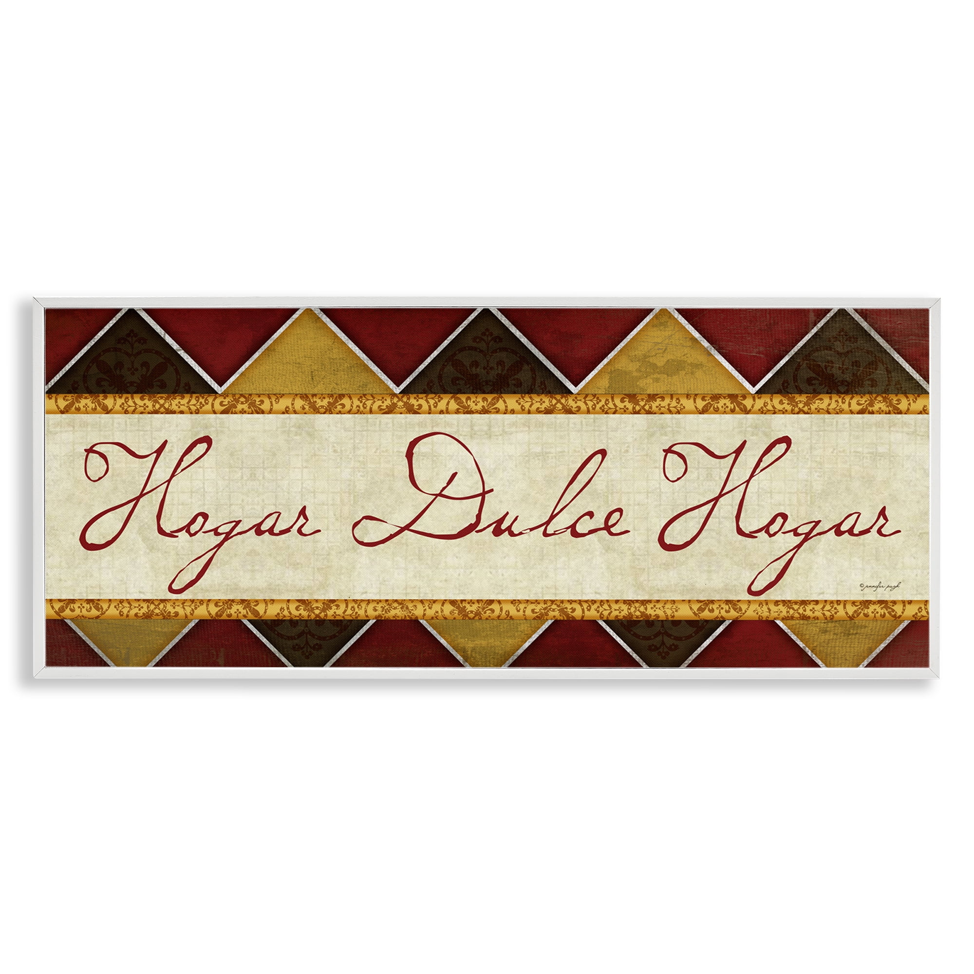 Stupell Industries Hogar Dulce Hogar Patrón Tradicional Signs and Rules ...