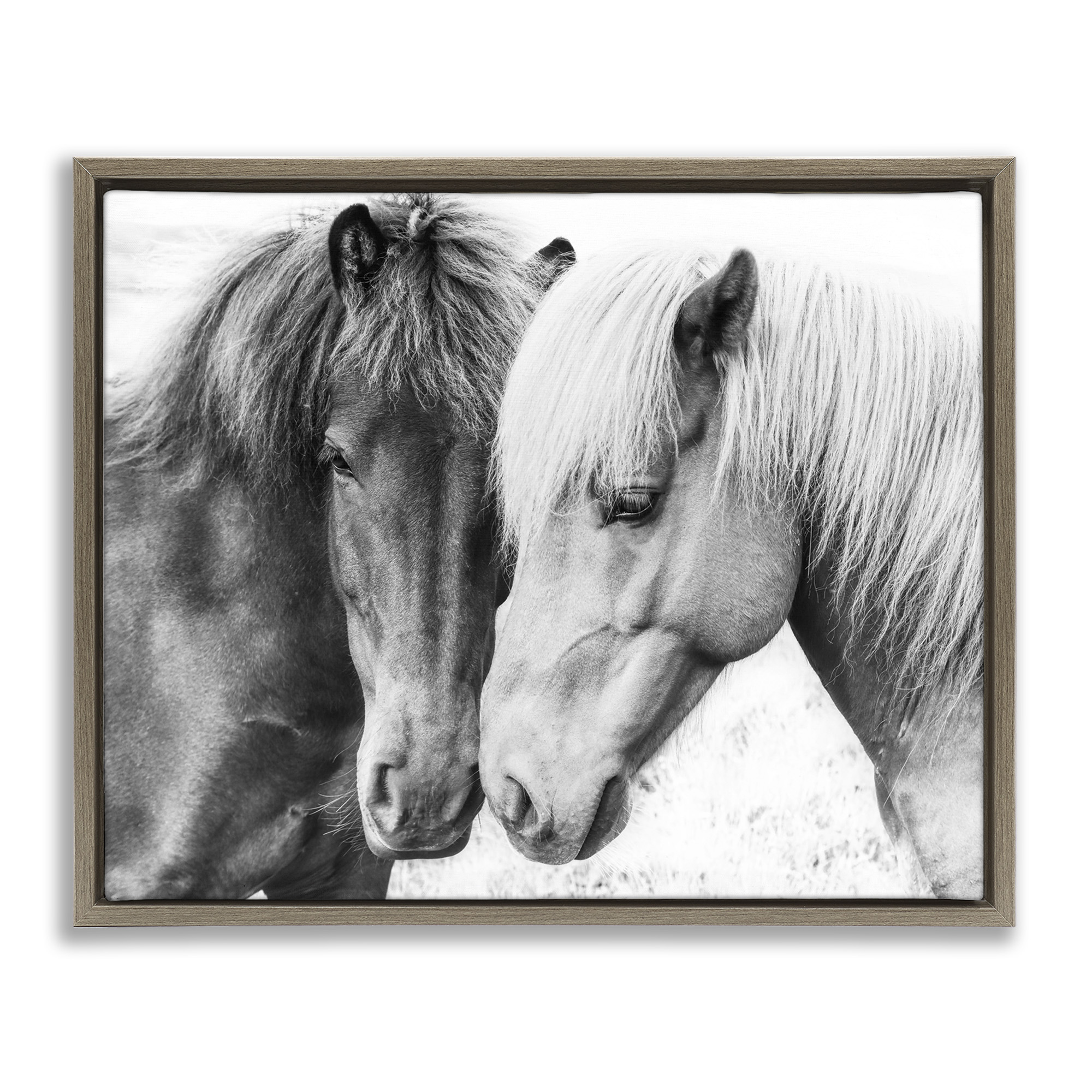 Stupell Horse Love Duo Portrait Canvas Art Print - 31 x 25 - Walmart.com