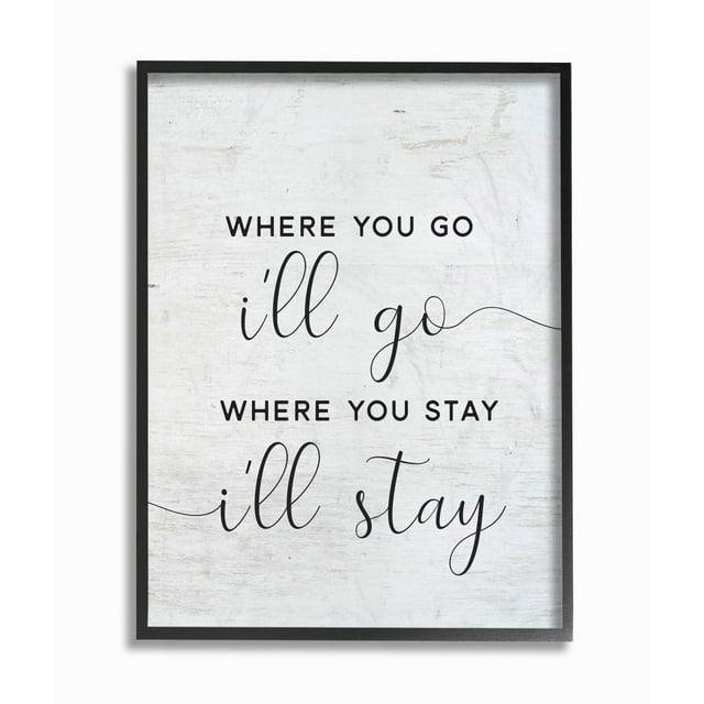 Stupell Industries I'll Go Home Family Inspirational Word On Wood ...