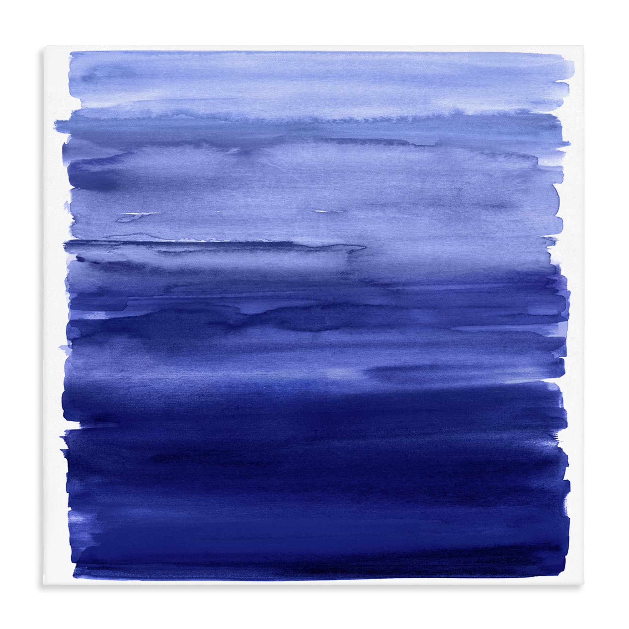 Stupell Industries Indigo Ombre Gradient Canvas Wall Art, design by ...