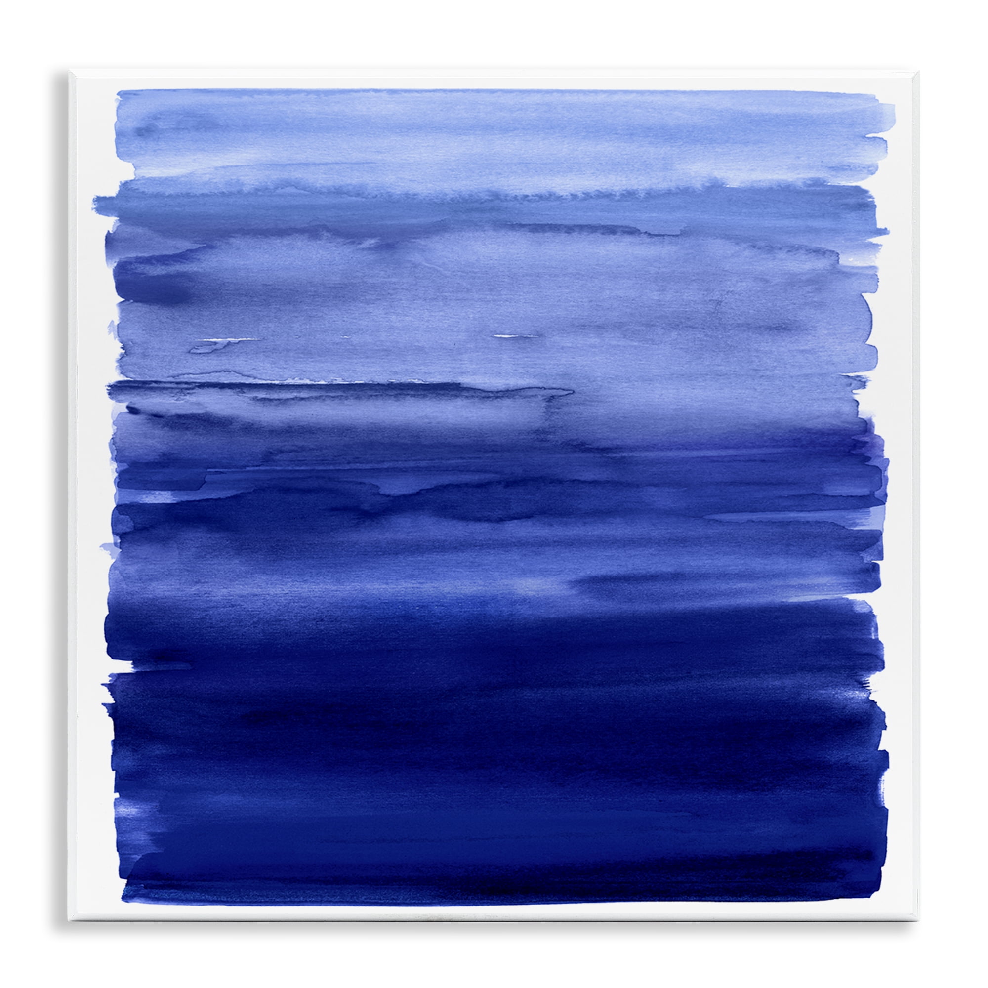 Stupell Industries Indigo Ombre Gradient Wall Plaque Art, design by ...