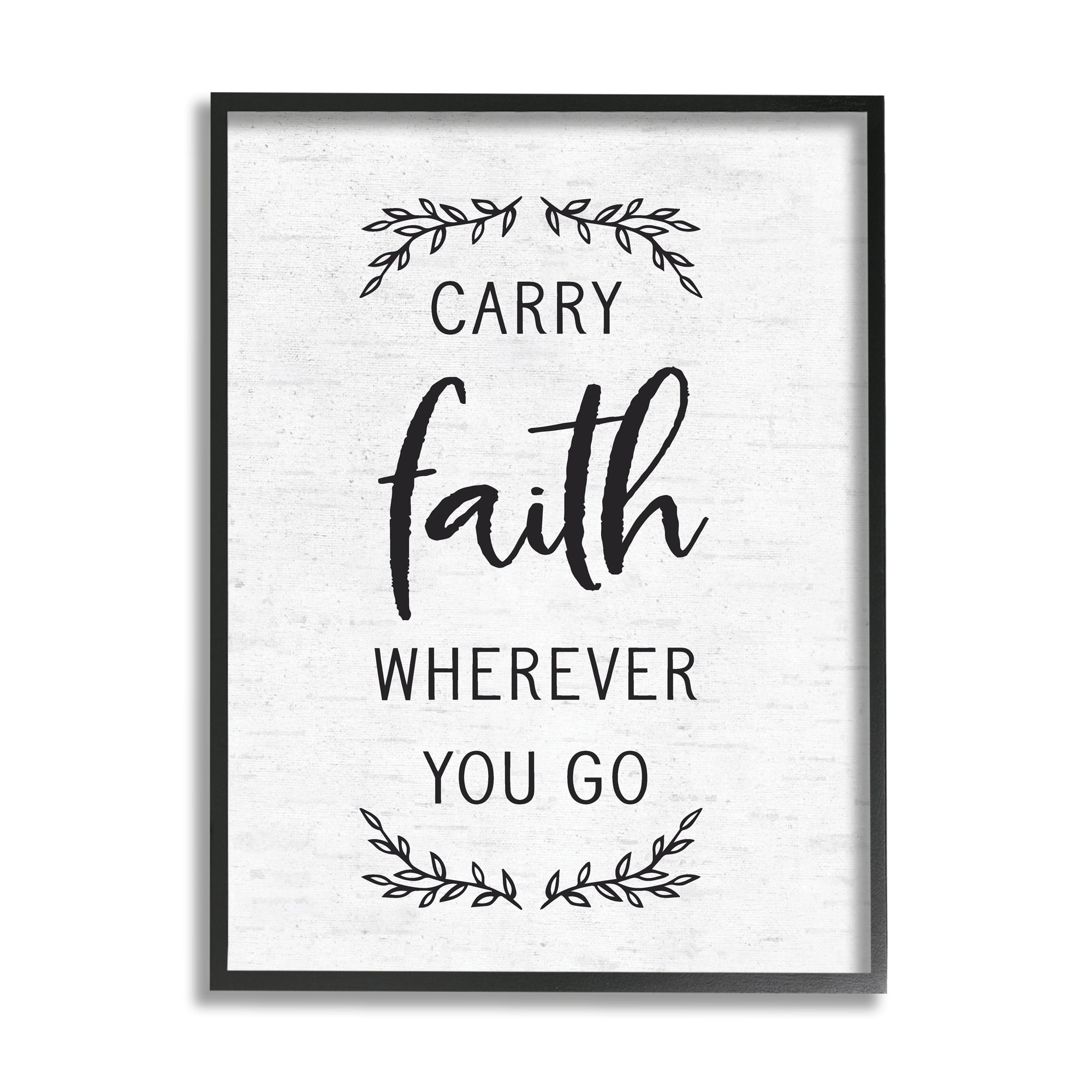 Stupell Industries Inspirational Faith Quote Religious Rustic ...