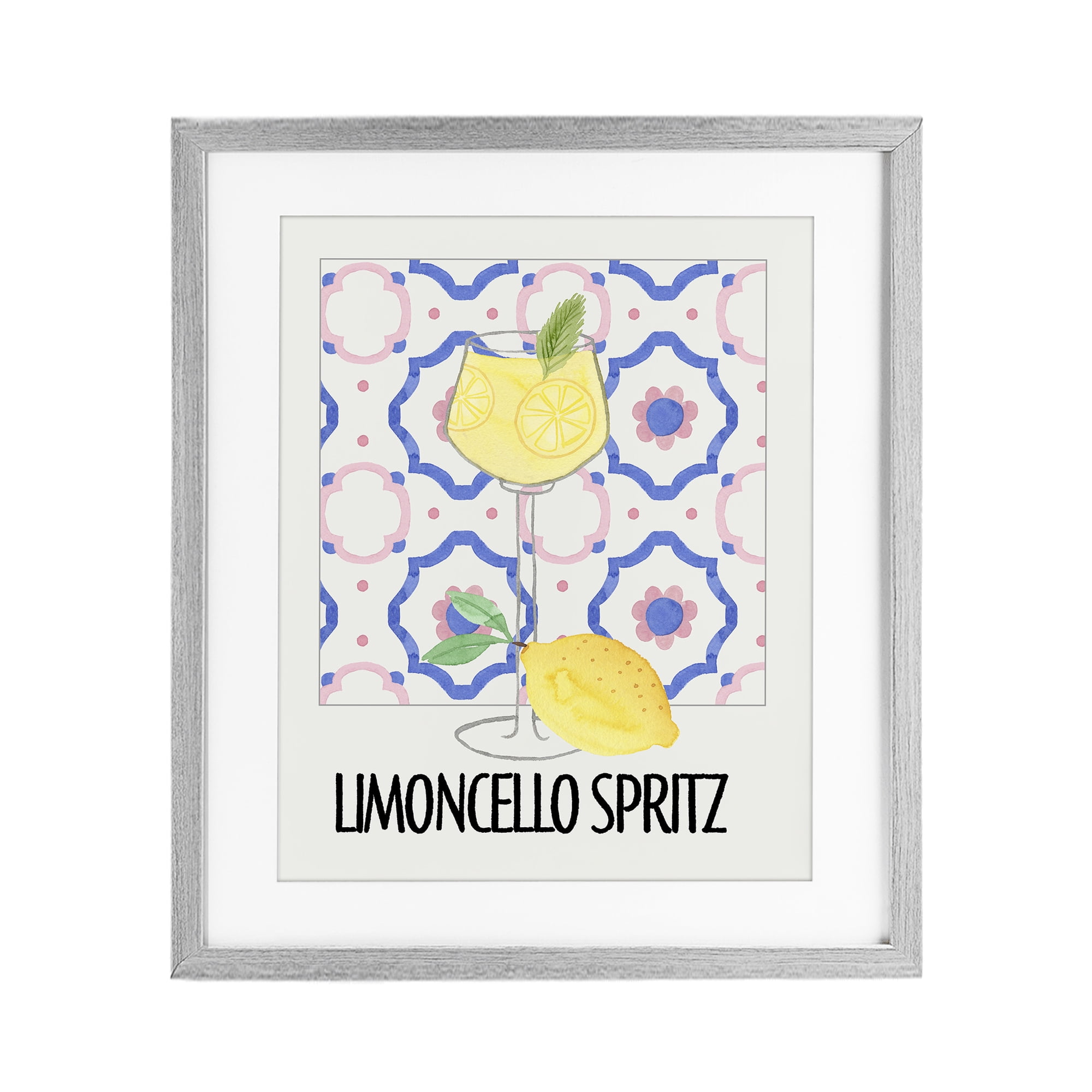 Stupell Industries Italy Spritz on My Mind Gray Framed Print Under ...