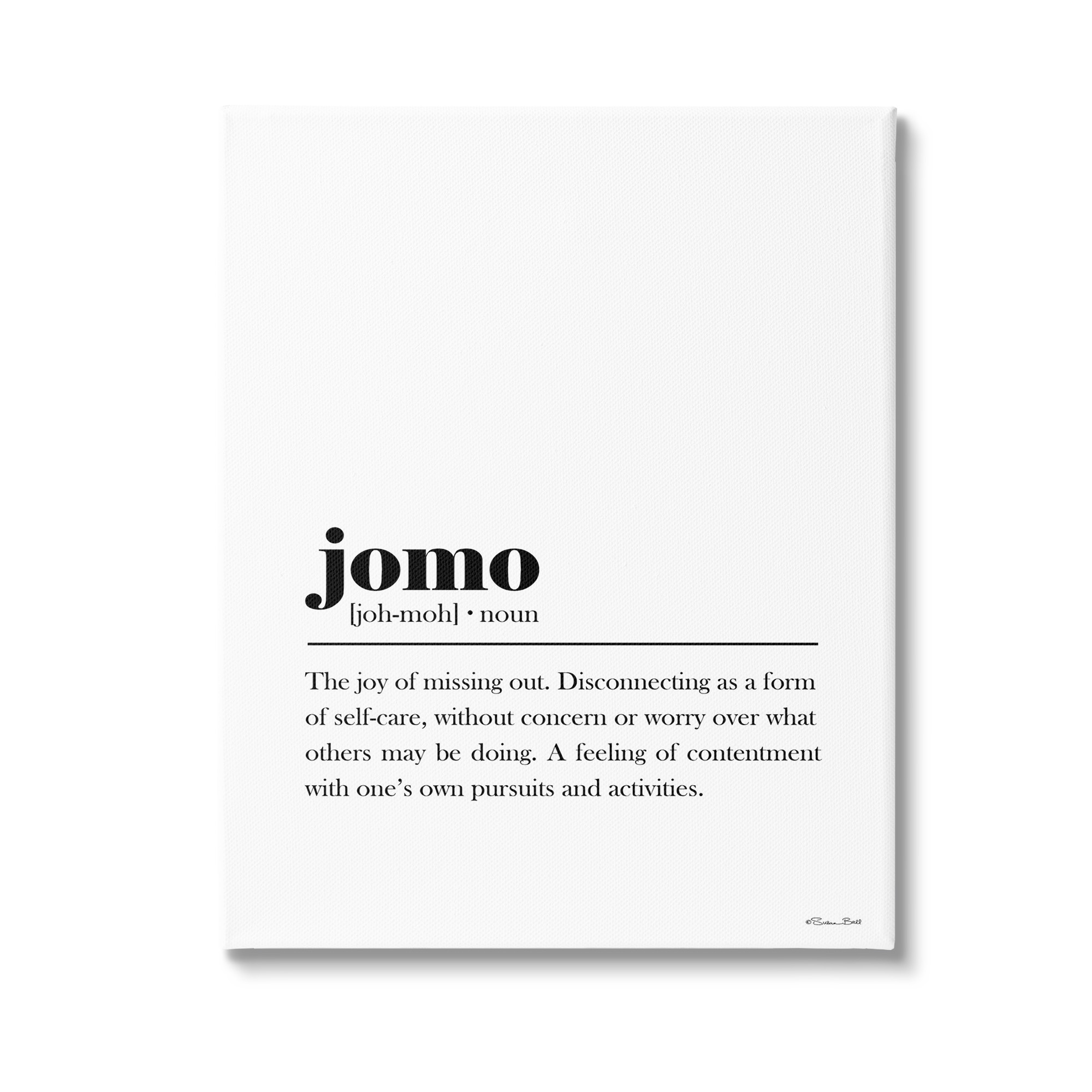 Stupell Industries Jomo Bathroom Definition Typography Painting Gallery ...