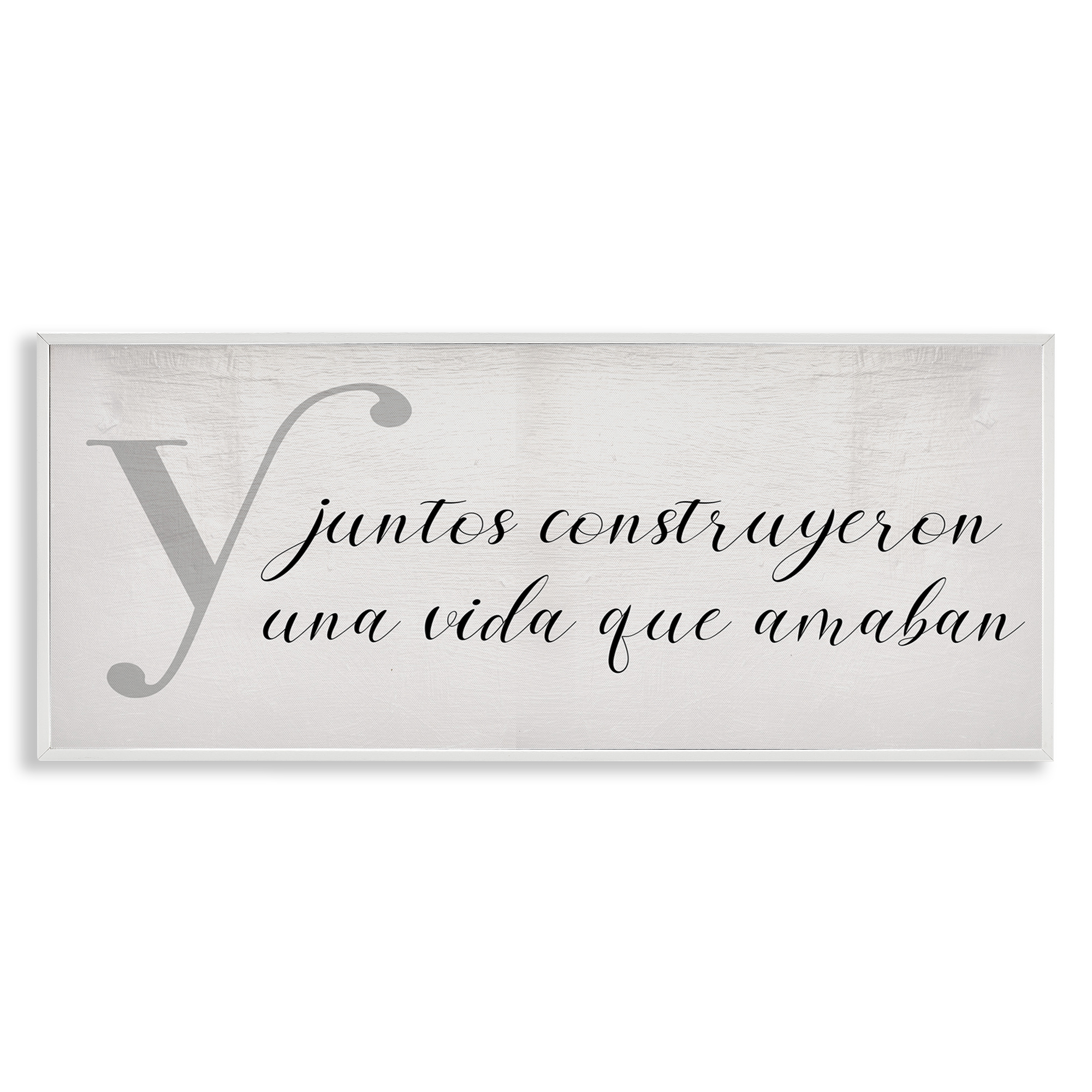 Stupell Industries Juntos Construyeron una Vida Inspirational Quotes ...