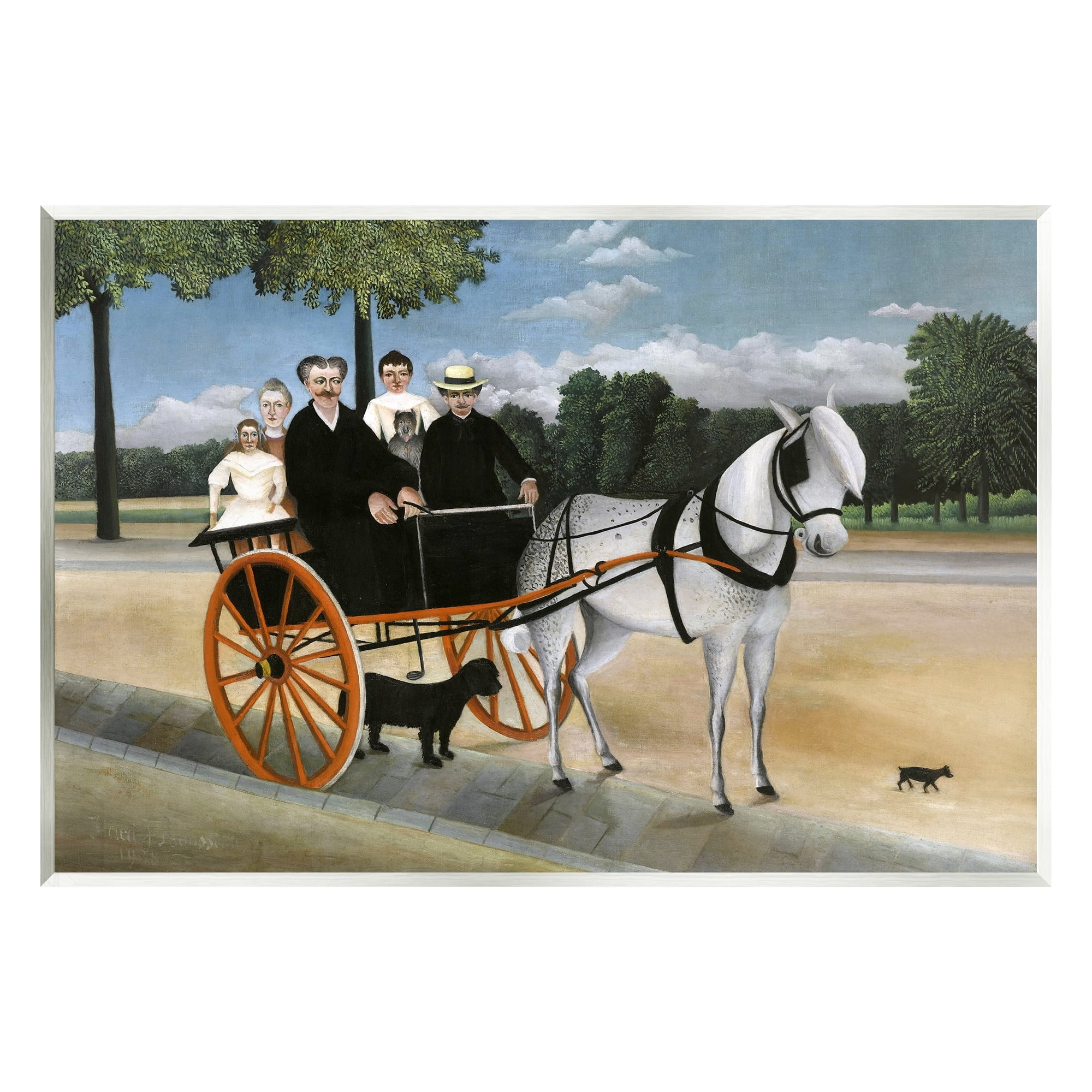 Stupell Industries La Carriole du pere Junier Henri Rousseau Painting ...