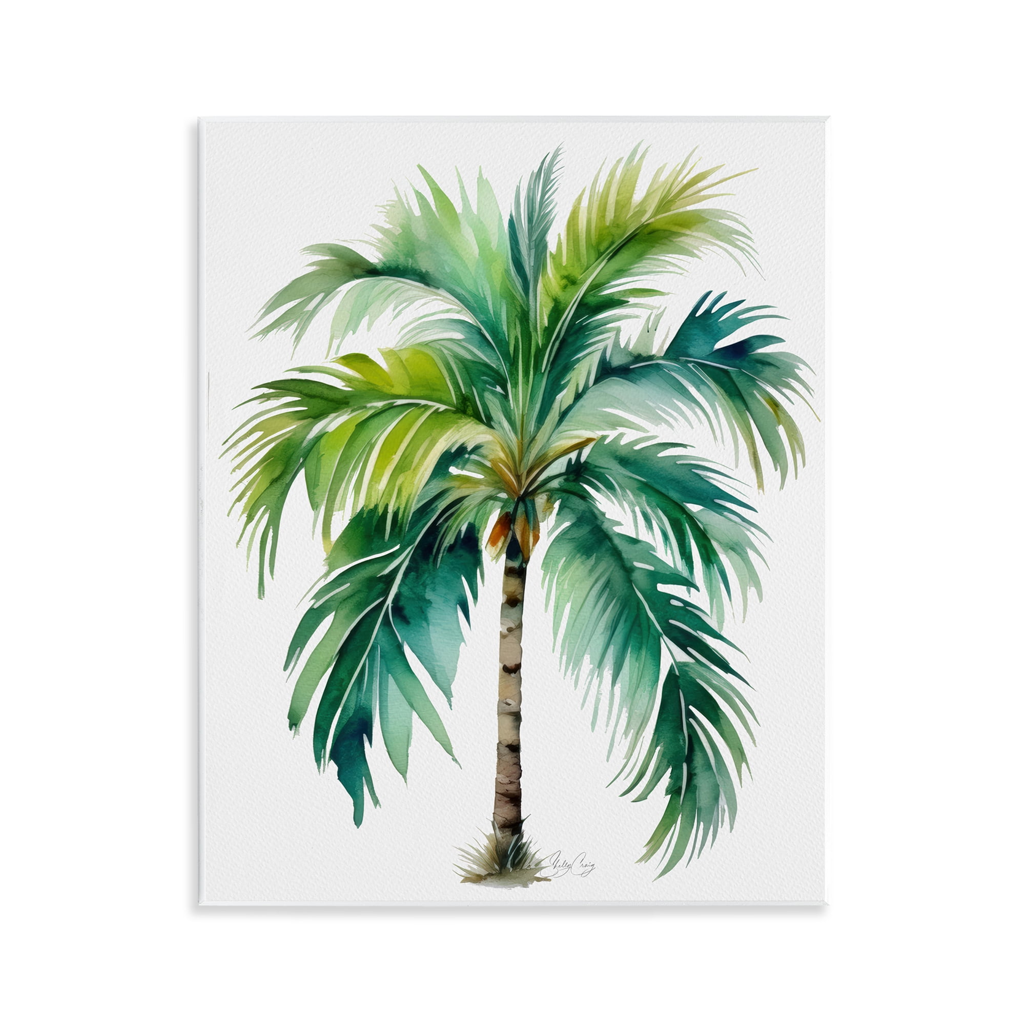 Stupell Industries Lagoon Majesty Palm Wall Plaque Art, design by ...