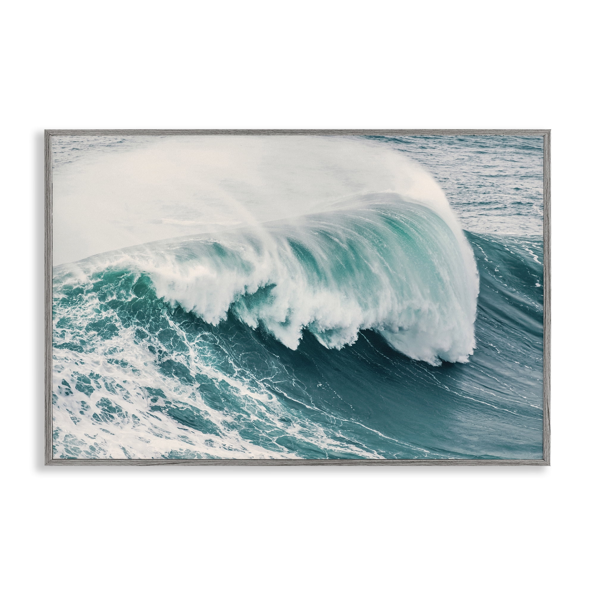 Stupell Industries Large Breaking Wave Nautical & Beach Photography ...