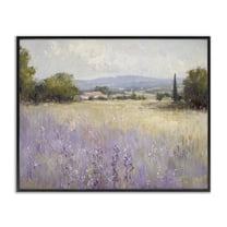 Stupell Industries Neutral Tone Wildflower Field Landscape & Nature ...