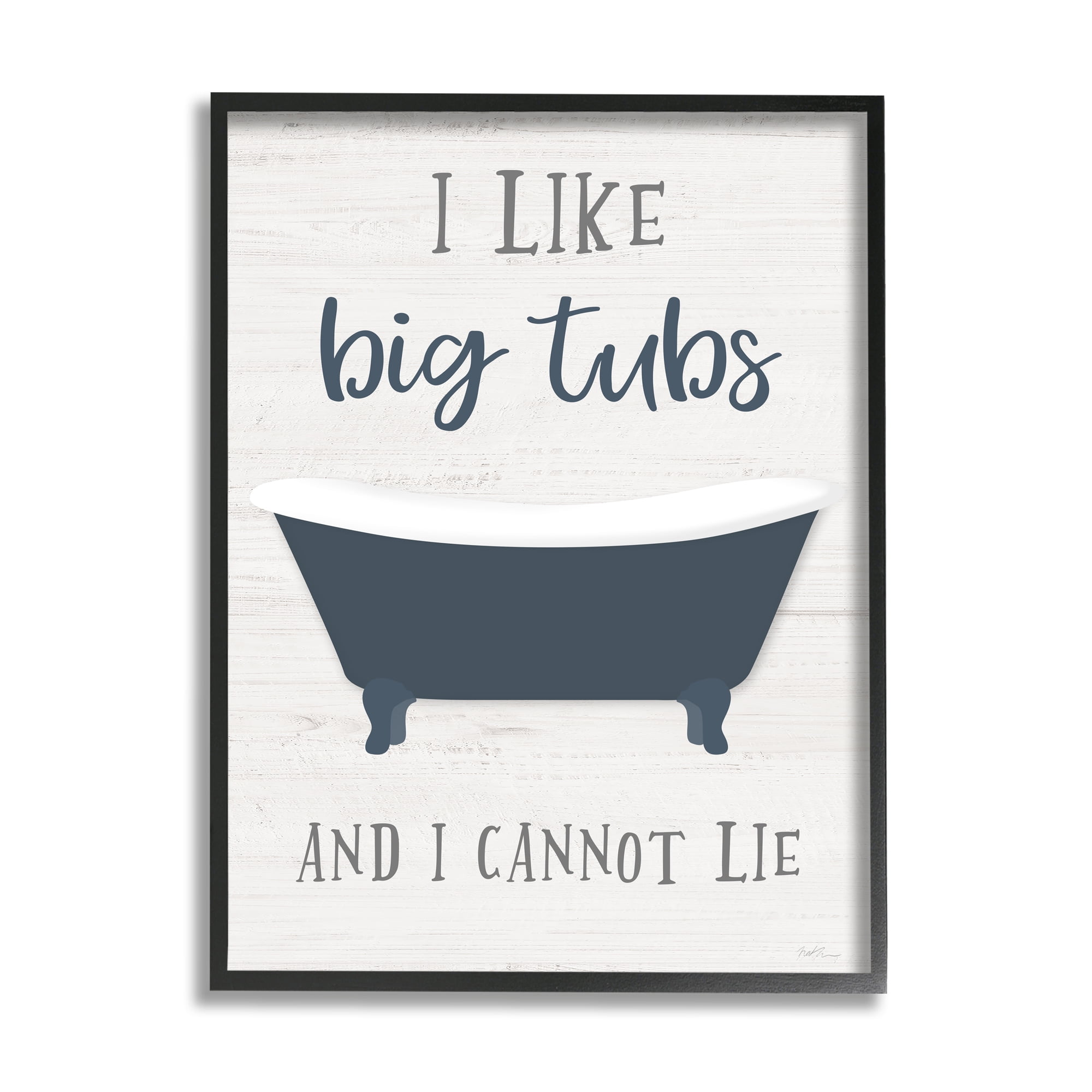 Stupell Industries Bathroom Humor Art Print - 11 x 14 - Walmart.com