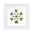 Stupell Industries Lily Pad & Fern Mandala White Framed Print Under ...
