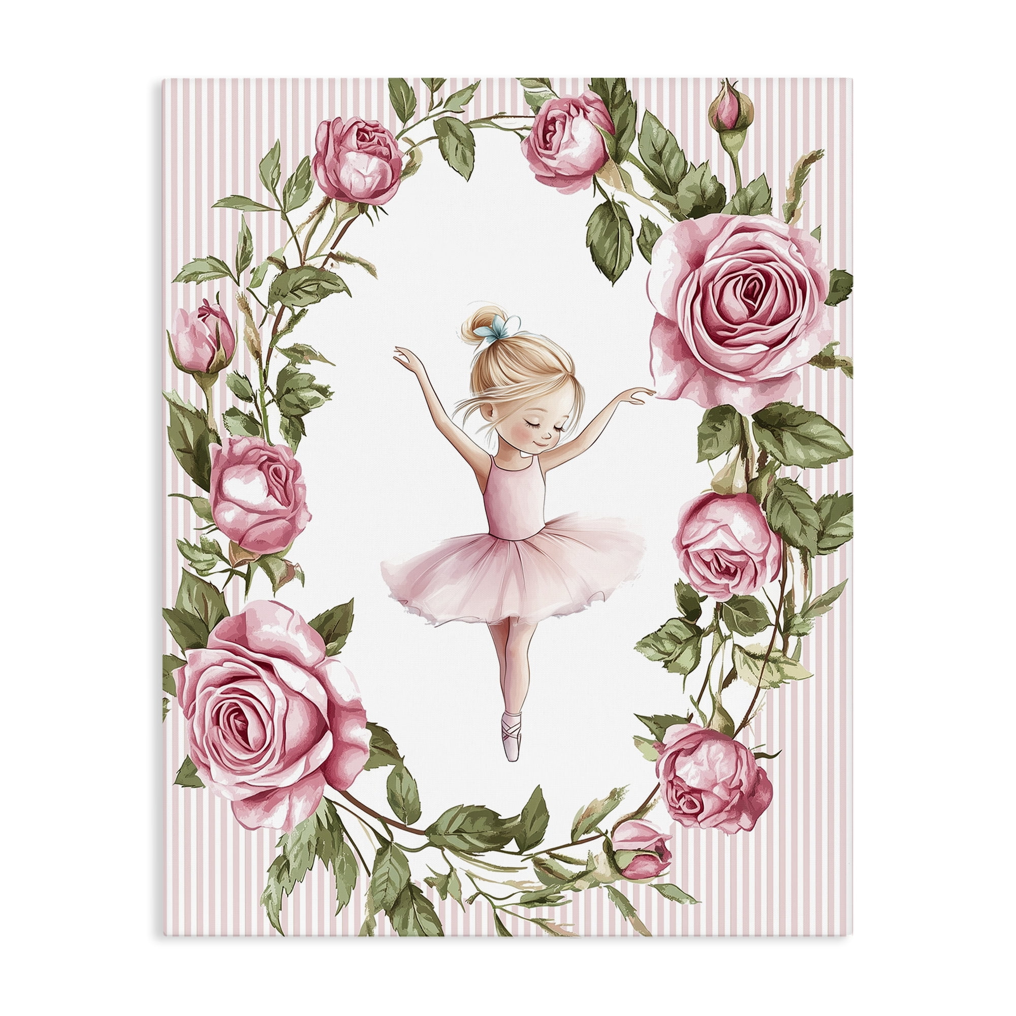 Stupell Industries Little Rose Dance Canvas Wall Art, design by ...