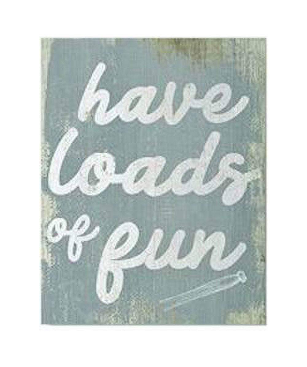 Stupell Industries Loads Of Fun Funny Family Laundry Bathroom Word ...
