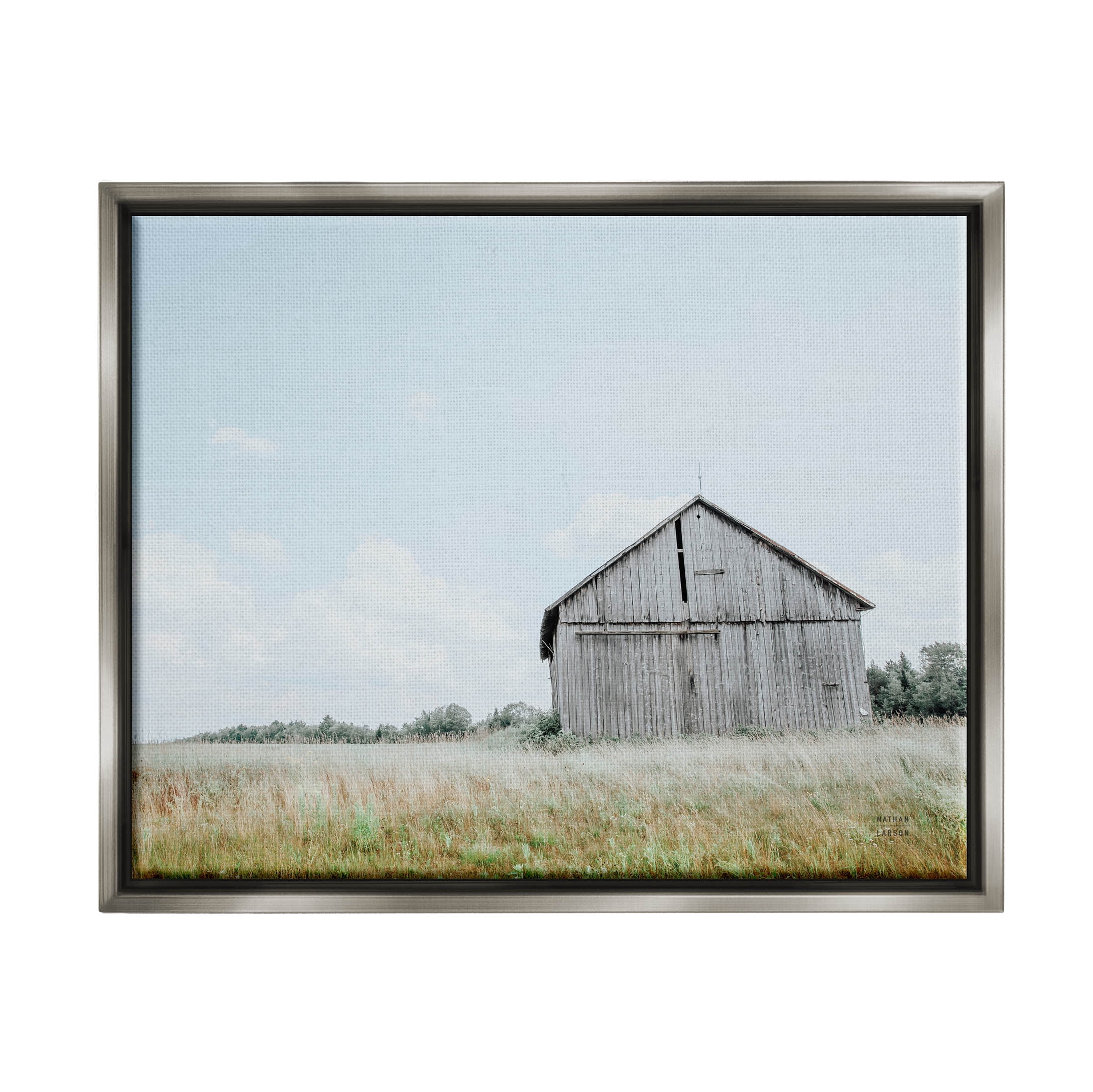 Stupell Industries Lone Countryside House Vast Rural Field Photograph ...