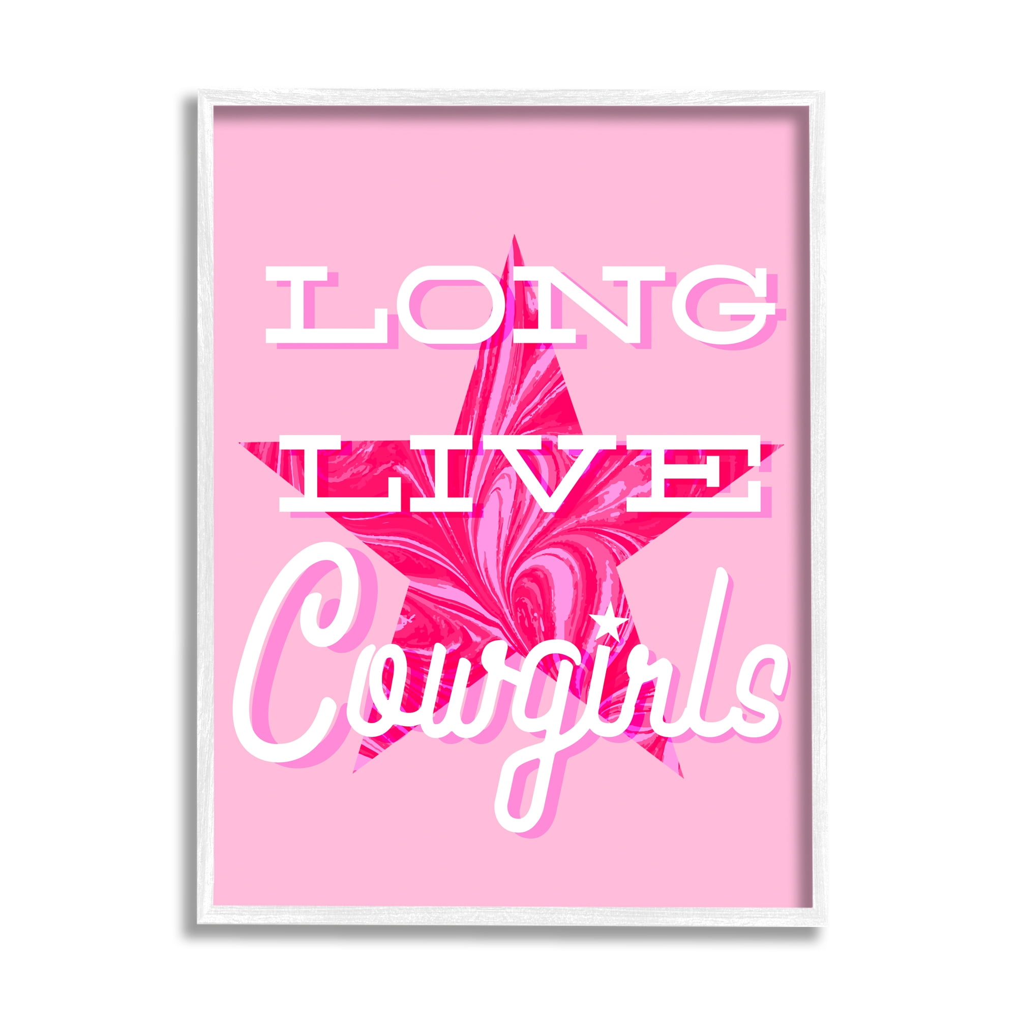 Stupell Industries Long Live Cowgirls Art Print - 11 x 14 - Walmart.com
