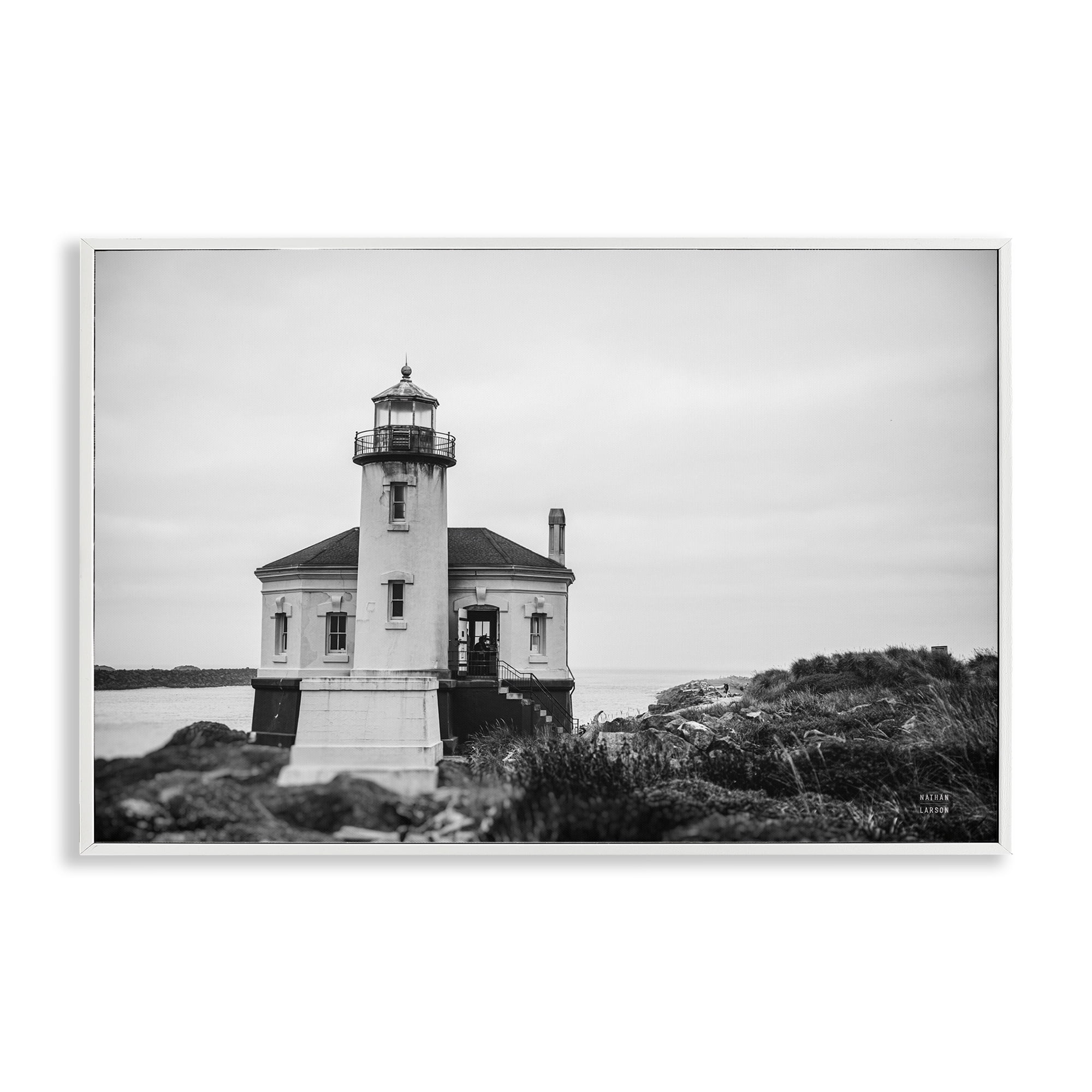 Stupell Industries Looking Out Lighthouse Buildings & Architecture ...